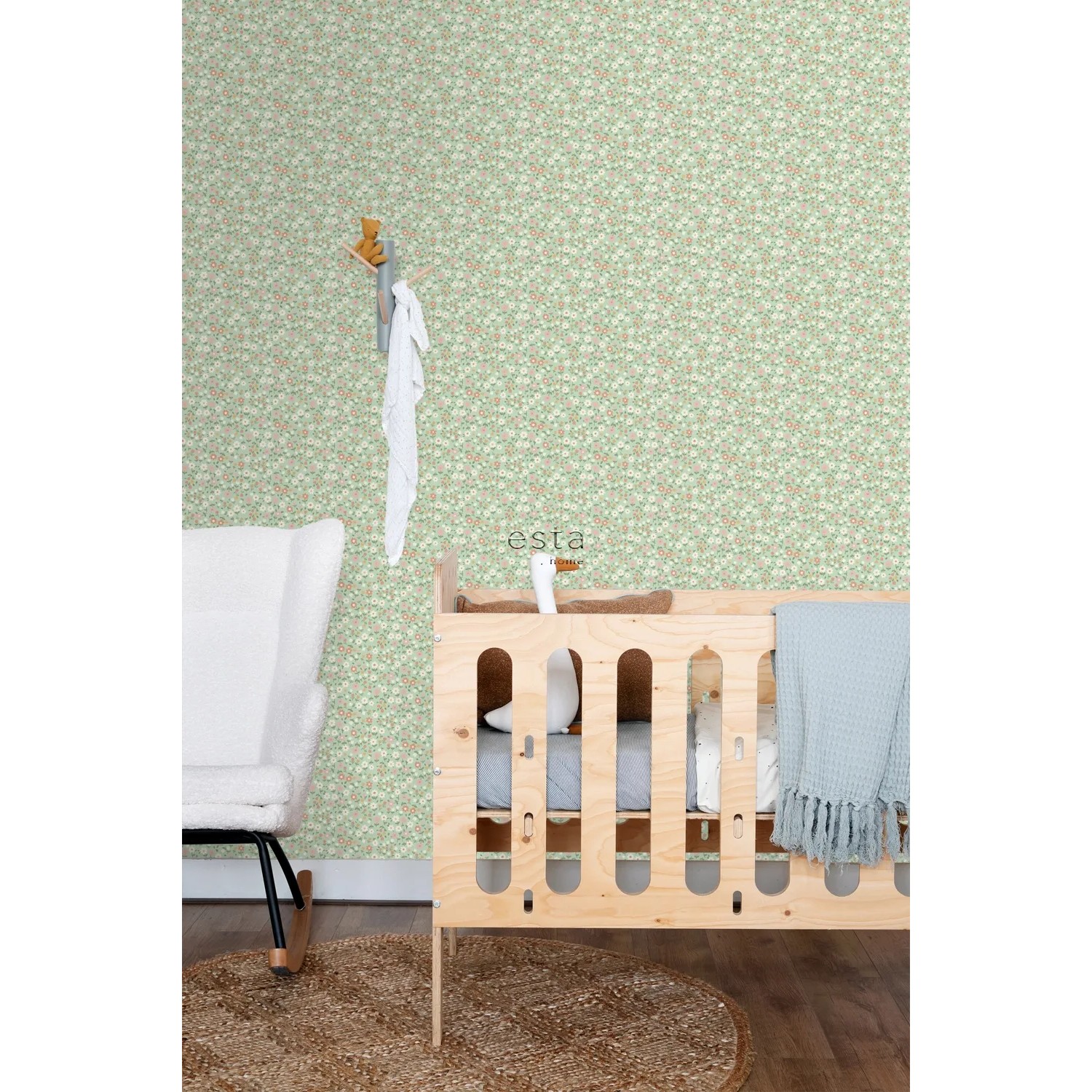 Grune Tapete Kinderzimmer