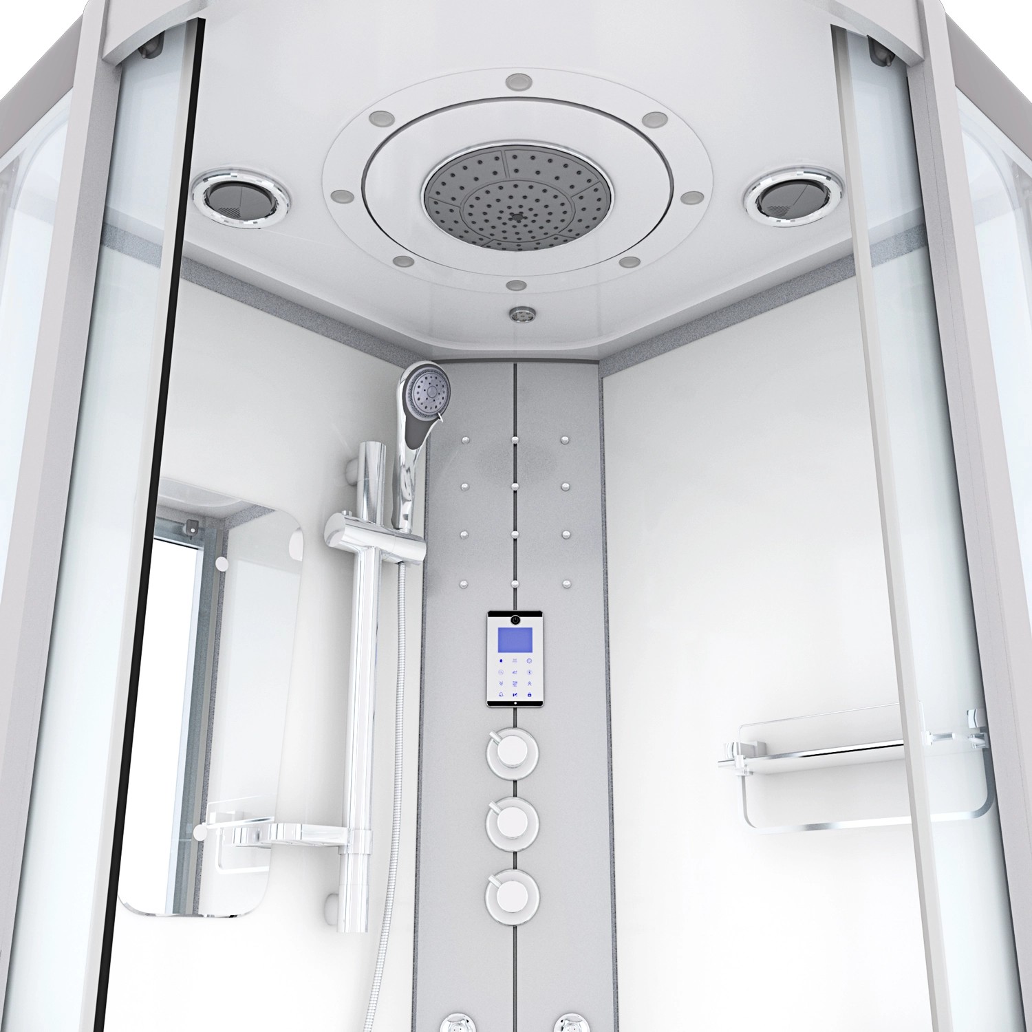 AcquaVapore Duschkabine Dusche D46-10T1-EC Komplettdusche Fertigdusche ...