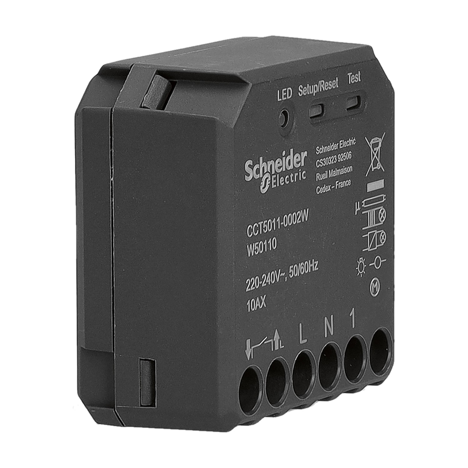 Schneider Electric Wiser Unterputz Schaltaktor CCT5011-0002W 1fach ...