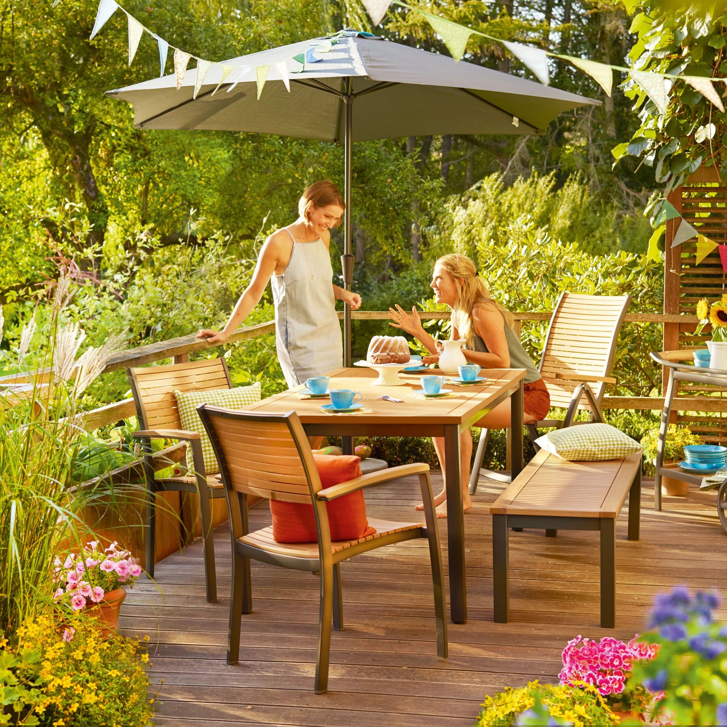 Gartenbank Bonlee 2-Sitzer Holz bei OBI