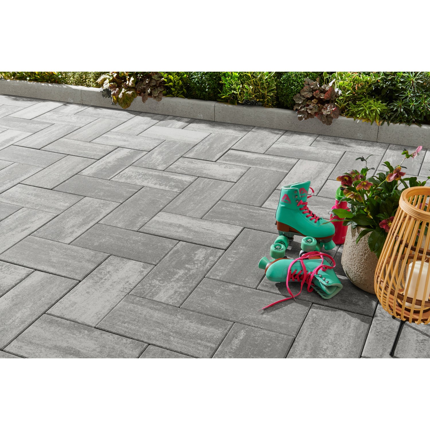 Kann Pflaster Rayon Grau-Alpin 40 cm x 20 cm x 7,5 cm kaufen bei OBI