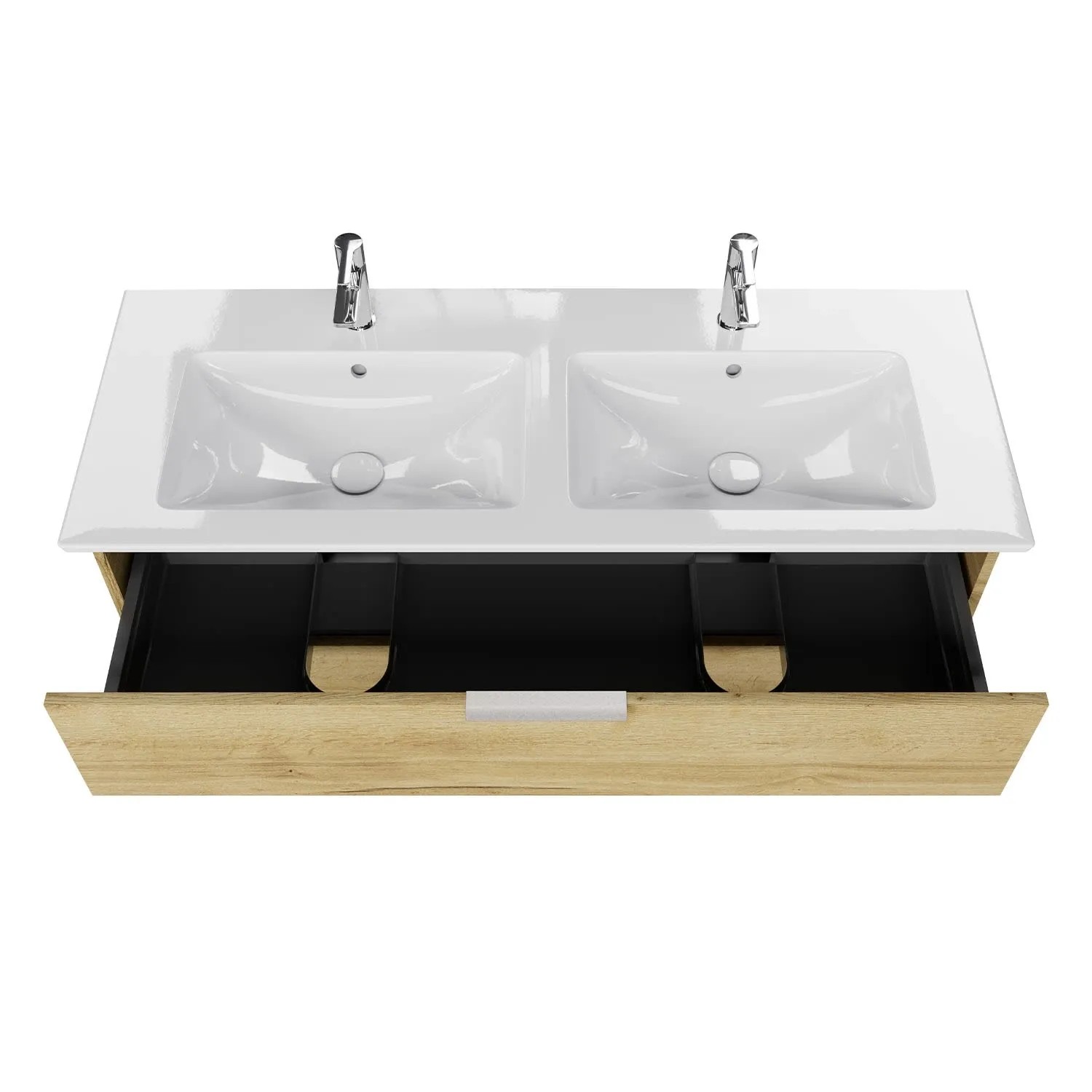 Steinkamp WTU Living 2.0 Halifax Eiche Quer mit Villeroy & Boch Doppel ...