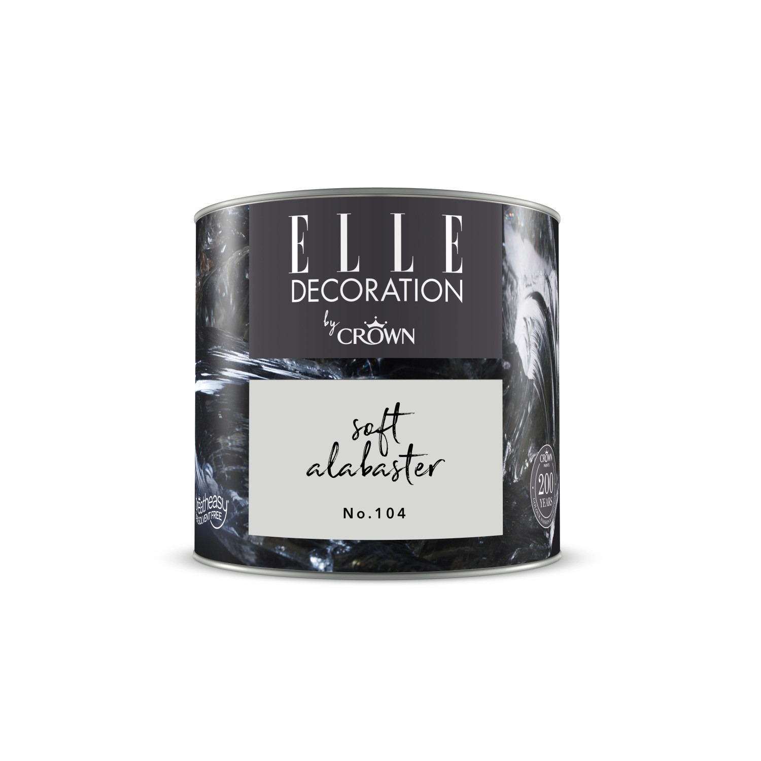 ELLE DECORATION by Crown Wandfarbe Soft Alabaster No. 104 matt 125ml ...