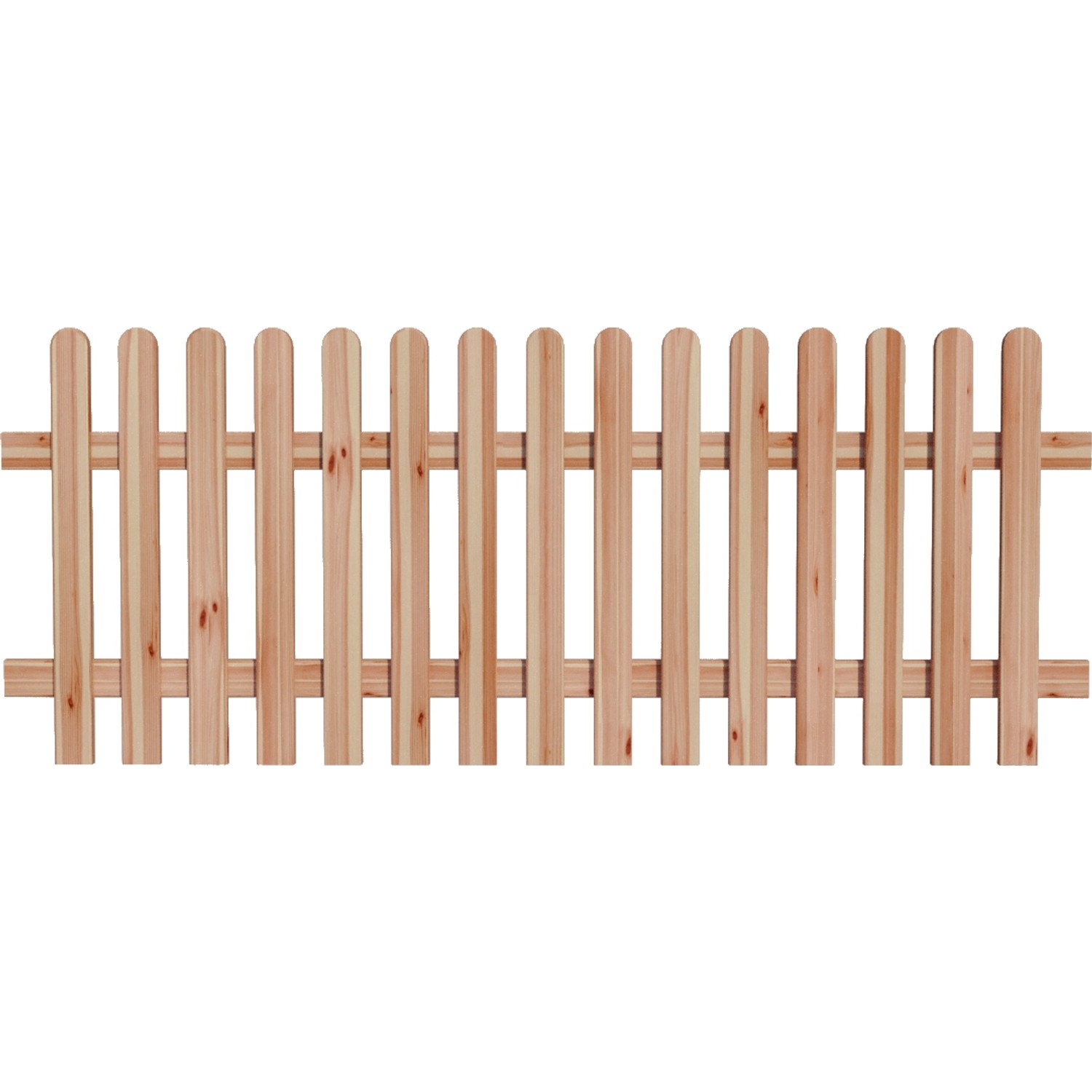 Staketenzaun Norki Douglasie/Lärche 80 cm x 200 cm Natur kaufen bei OBI