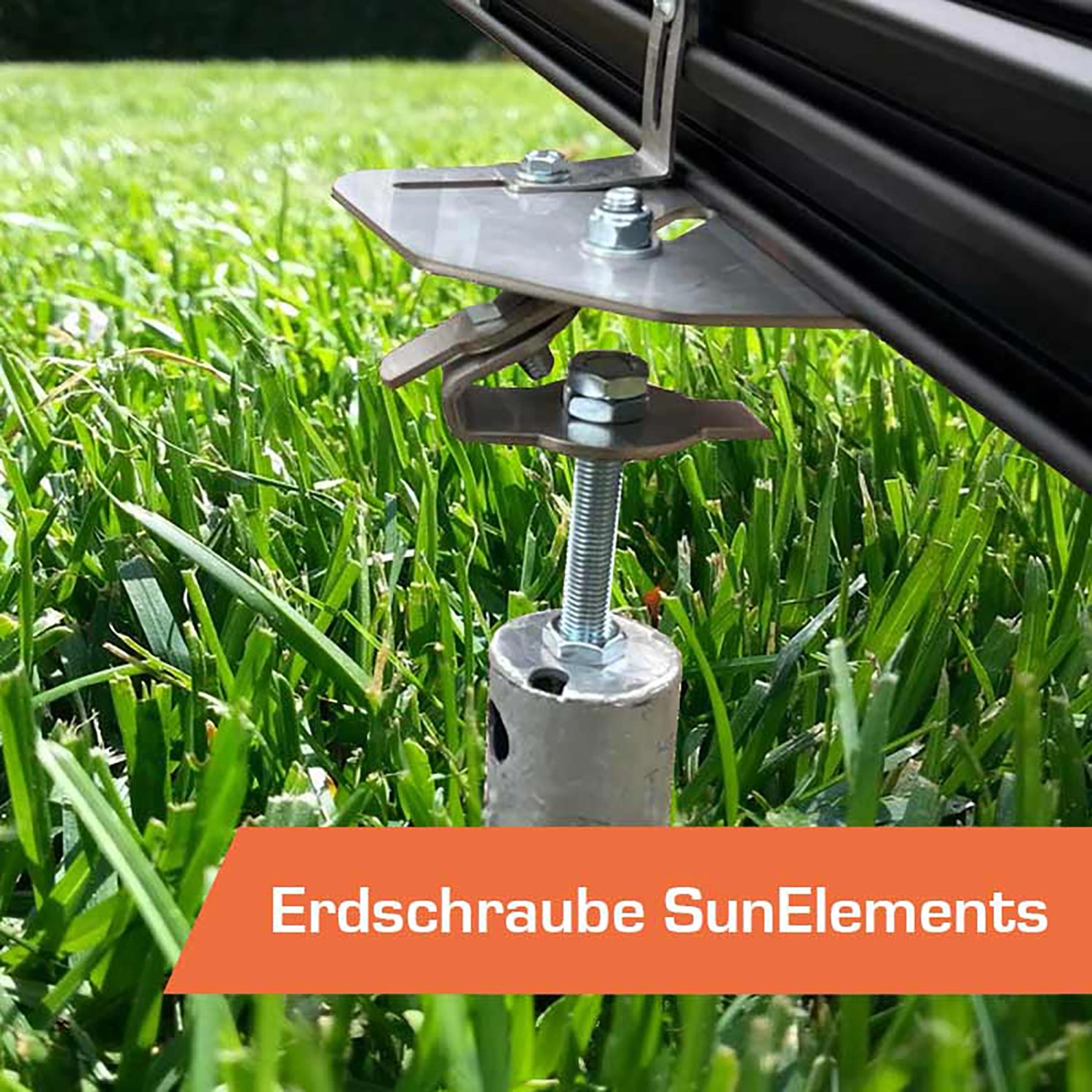 SunElements Erdschraubenfundament 5.2 für SunGarden mit 6 Erdschrauben ...