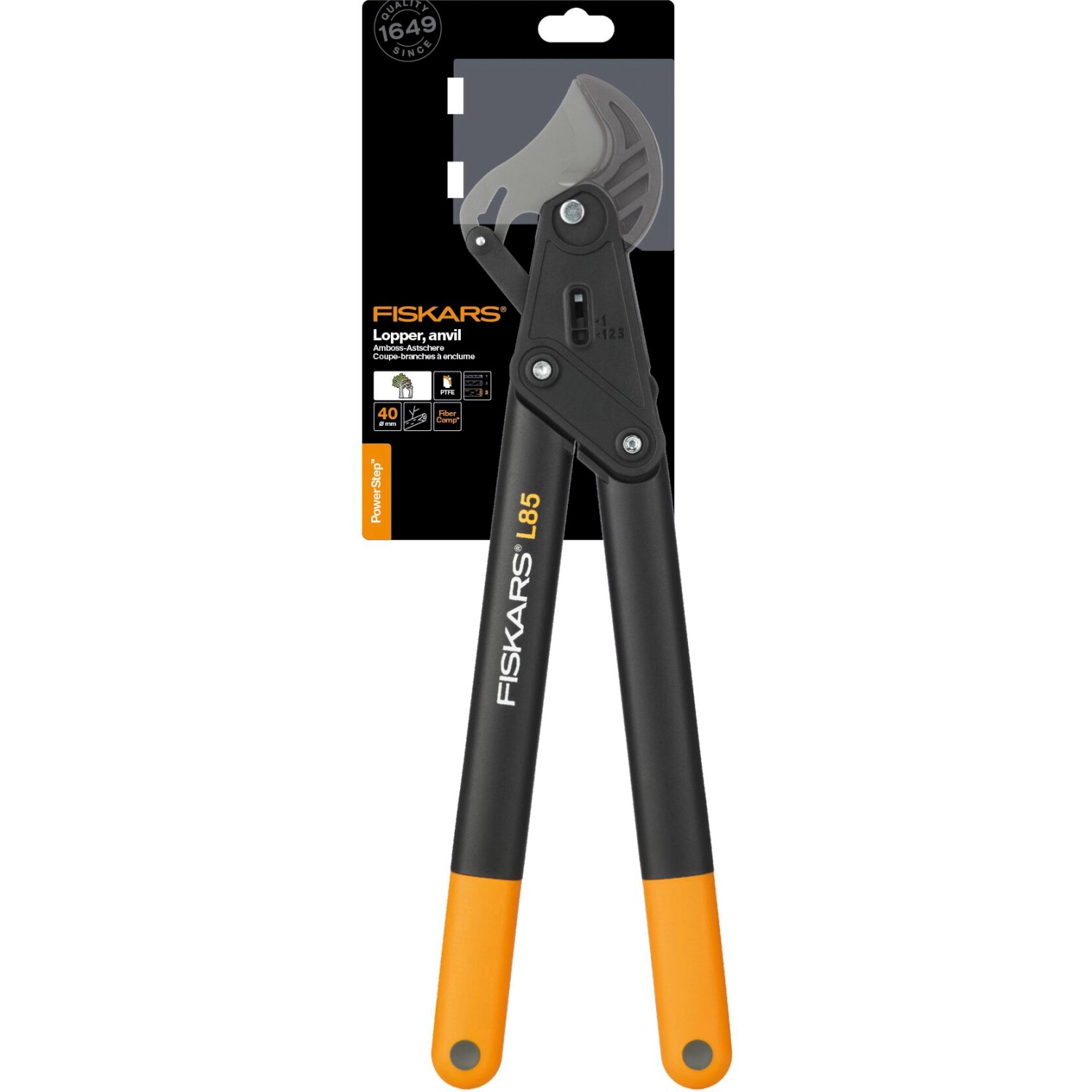 Fiskars Amboss-Astschere PowerStepTM L85 kaufen bei OBI