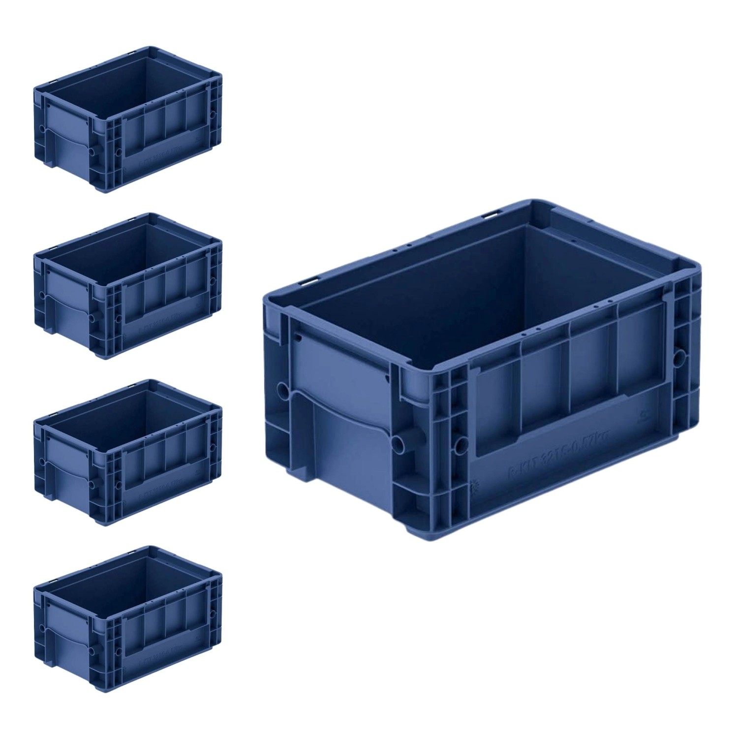 SparSet 5 x VDA KLT Kleinladungsträger Mit Verbundboden HxBxT 14,7 x 20 ...