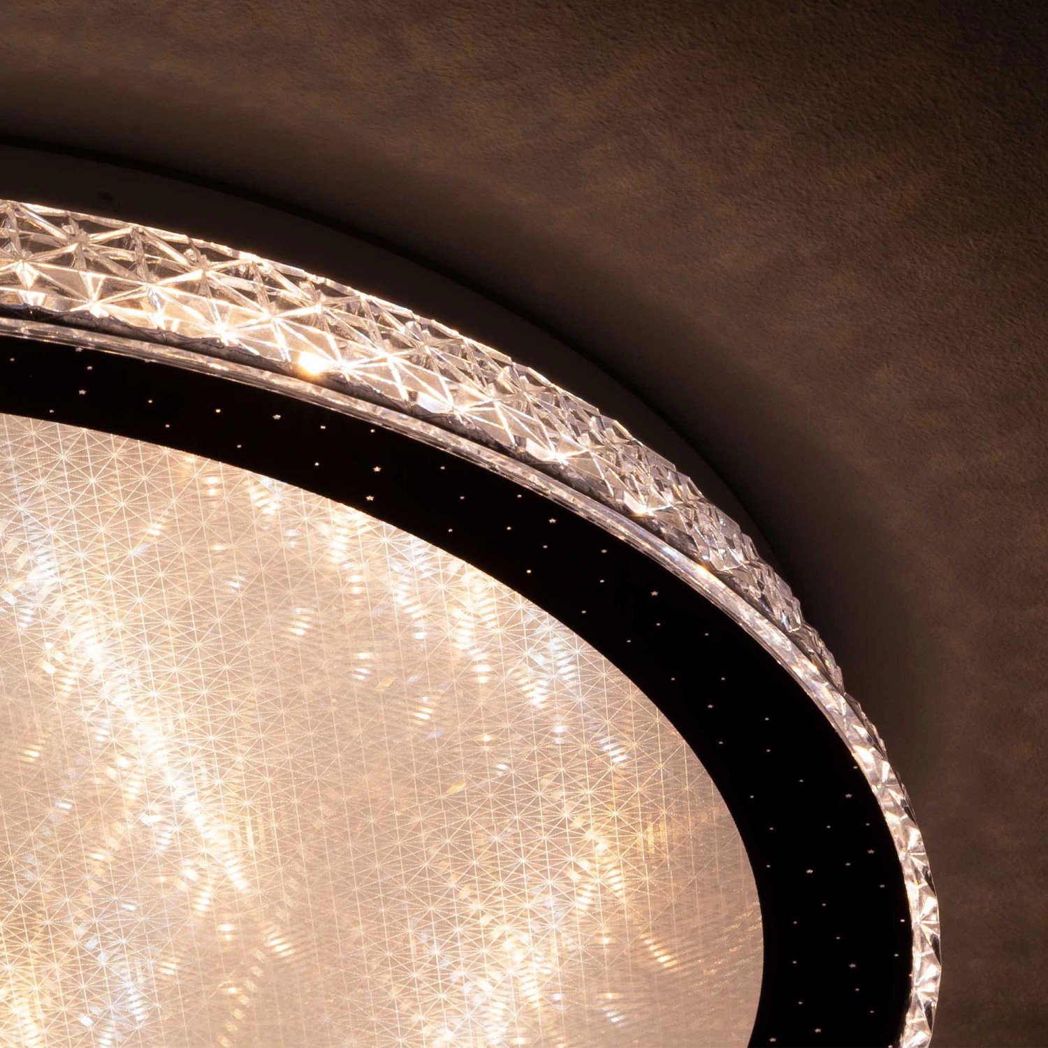 MegaLight LED-Decken- und Wandleuchte Shining Magic 40 W Ø 50 x 15 cm ...