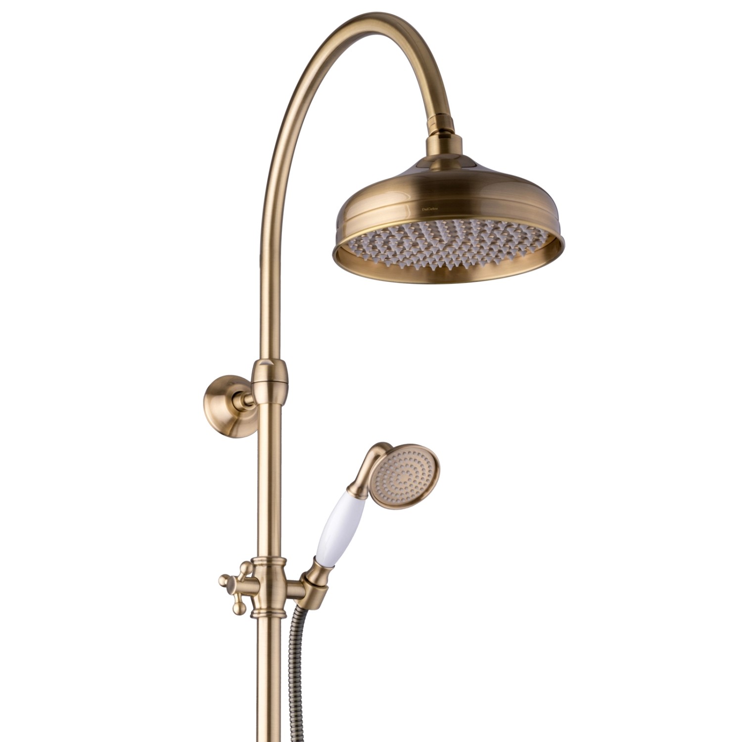 PaulGurkes Duschsystem Messing Bronze Antik Regendusche Set Unterputz Aufputz kaufen bei OBI