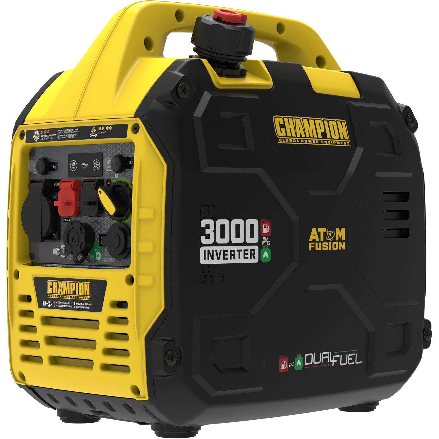 Champion Dual Fuel Inverter Generator 93001I-DF-EU Fusion DualFuel ...