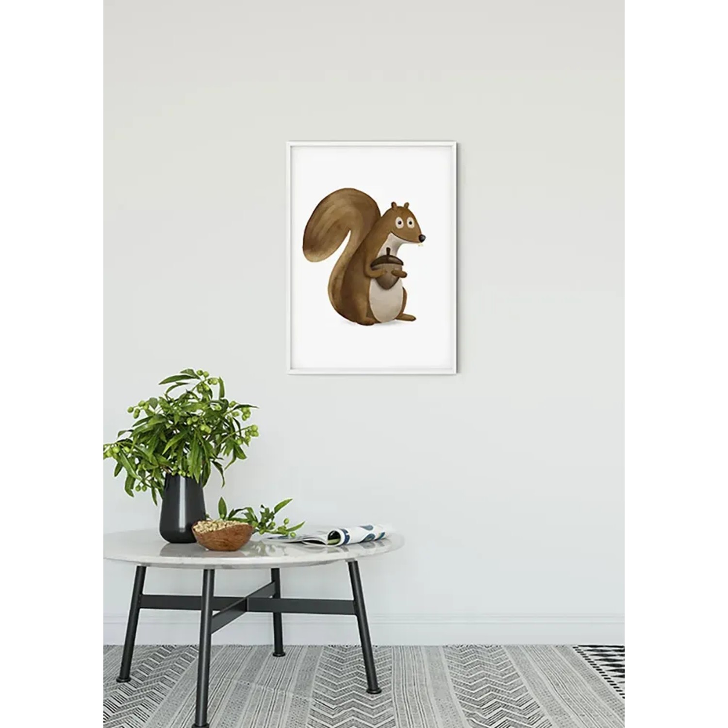 Komar Wandbild Cute Squirrel 50 x 70 cm kaufen bei OBI