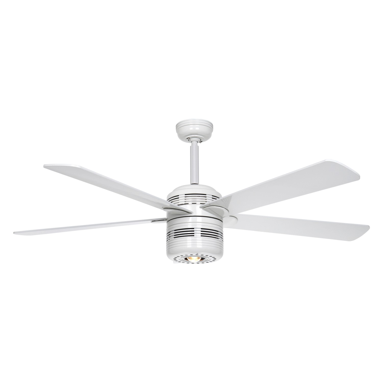 CASAFAN Deckenventilator mit Beleuchtung und Zugketten ALU Weiß kaufen ...