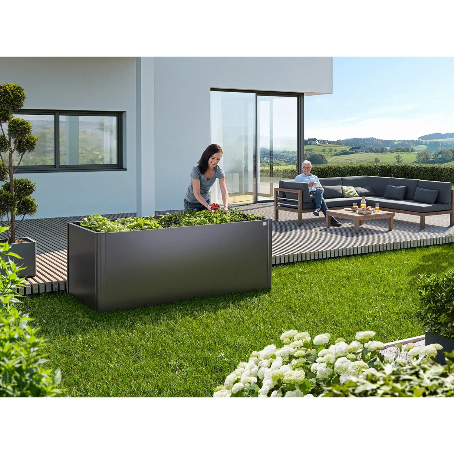 Stilvolle Biohort Hochbeet Abverkauf Bild
