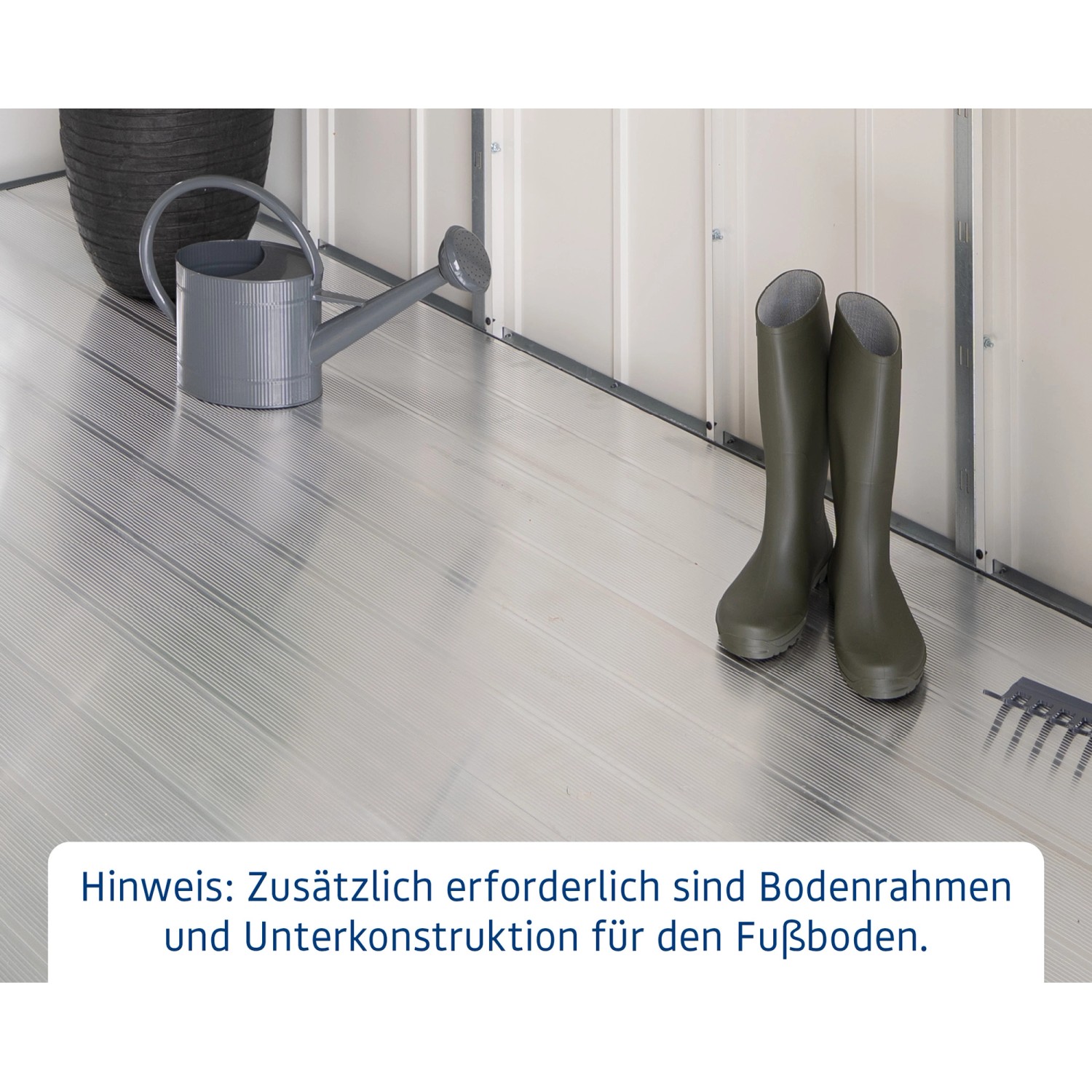 Hörmann EcoStar Fußboden für Gerätehaus Satteldach und Flachdach Gr. 6 ...