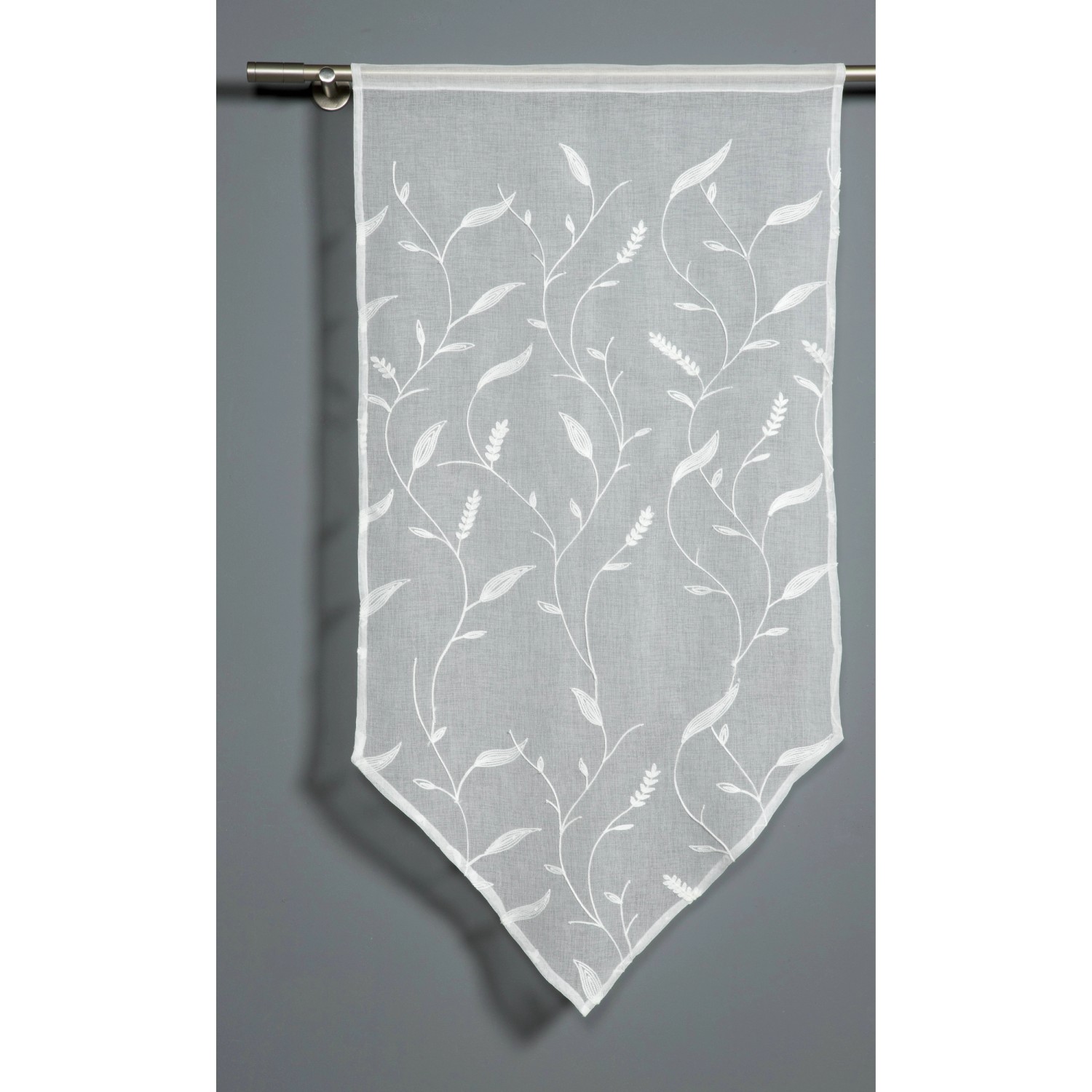 Bennetti Spitzenpanneaux Dolly-Voile Stickerei Ranke Natur 60 x 120 cm ...