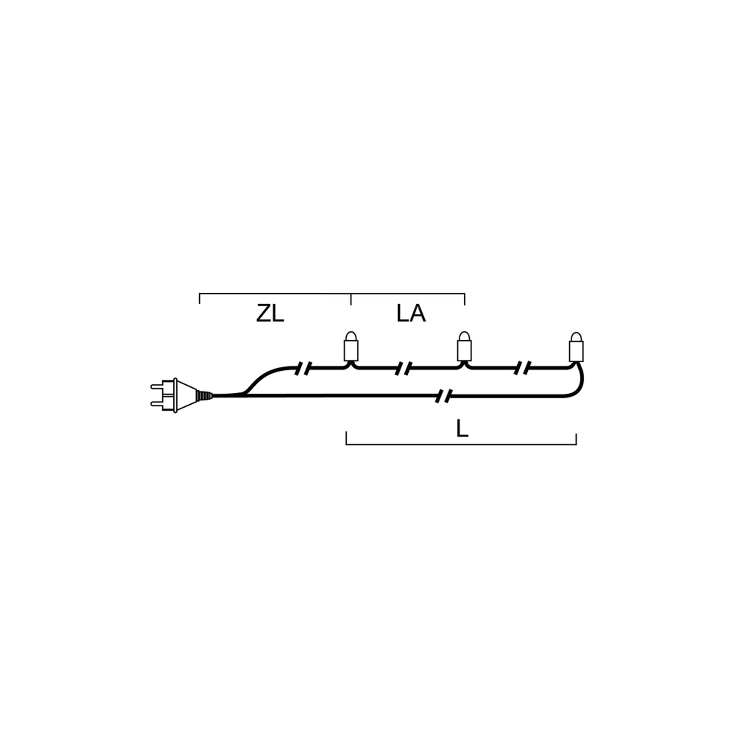 Konstsmide Mini LED Lichterkette 35 warmweiße LEDs innen kaufen bei OBI