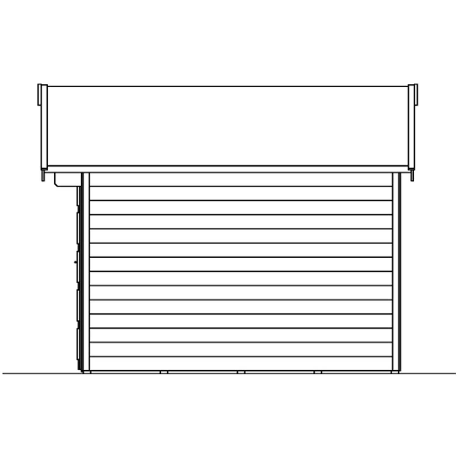 Skan Holz Holz-Gartenhaus Hengelo Schwedenrot 250 cm x 300 cm kaufen ...