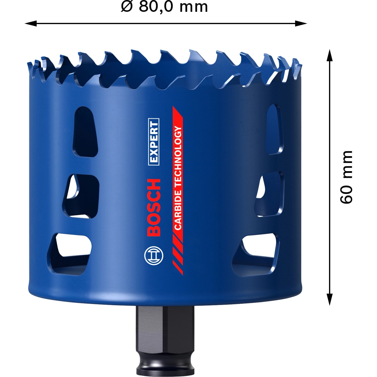 Bosch Expert Lochsäge Tough Material Ø 80 mm x 60 mm kaufen bei OBI