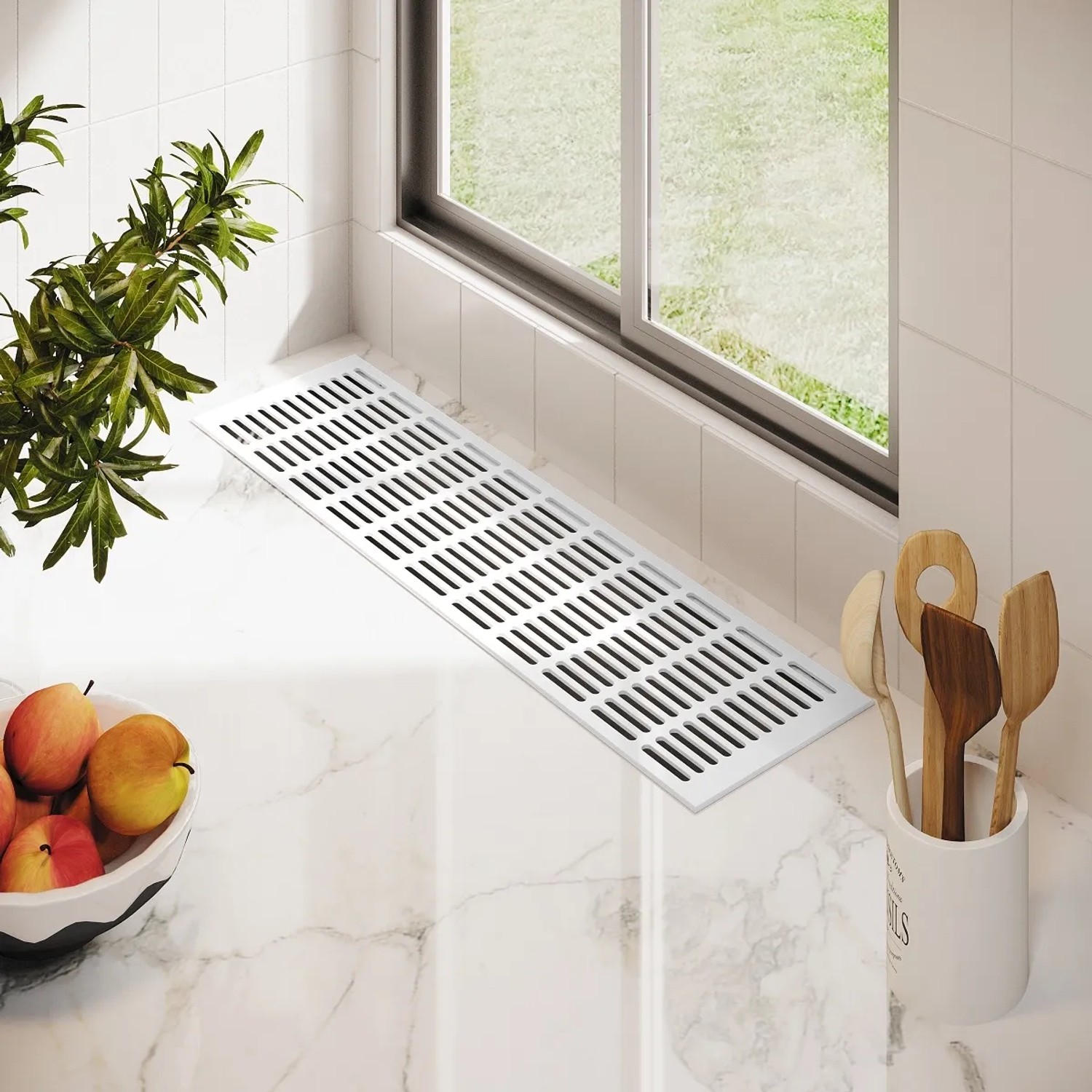 MS Beschläge Lüftungsgitter 150 x 200 mm Weiß kaufen bei OBI