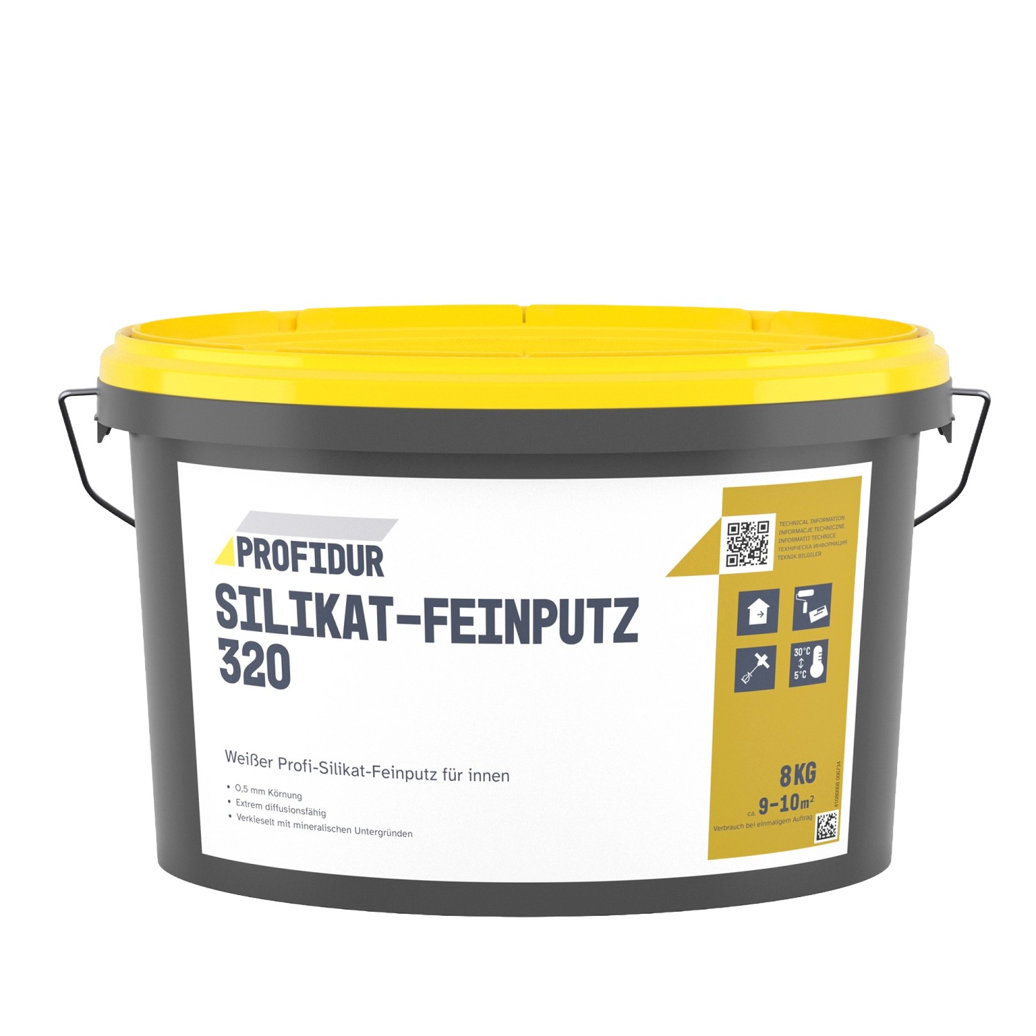 Profidur Silikat-Feinputz 320 Weiß 8 kg kaufen bei OBI