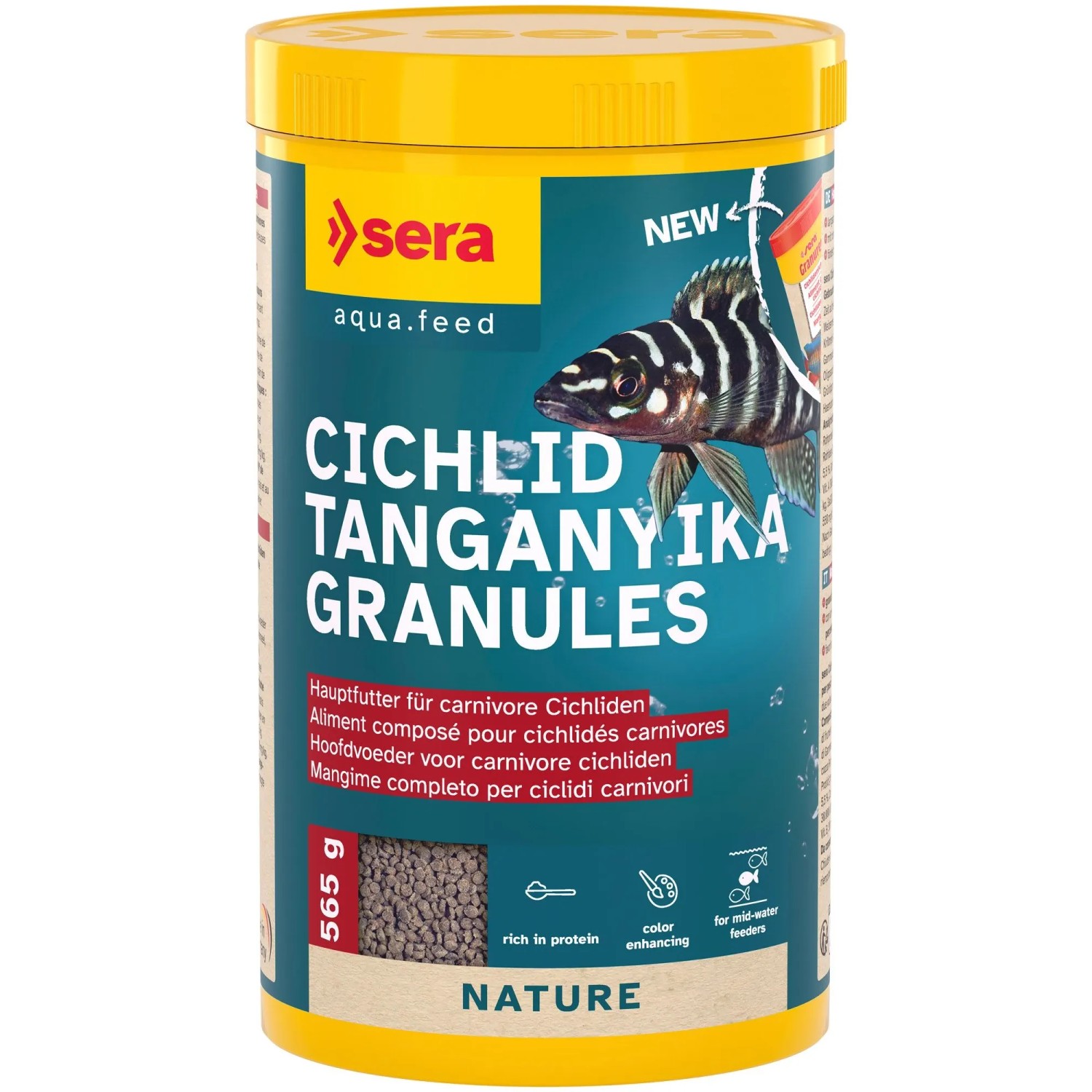 Sera Fischfutter-Granulate Cichlid Tanganyika Gran 1.000 ml 565 g ...