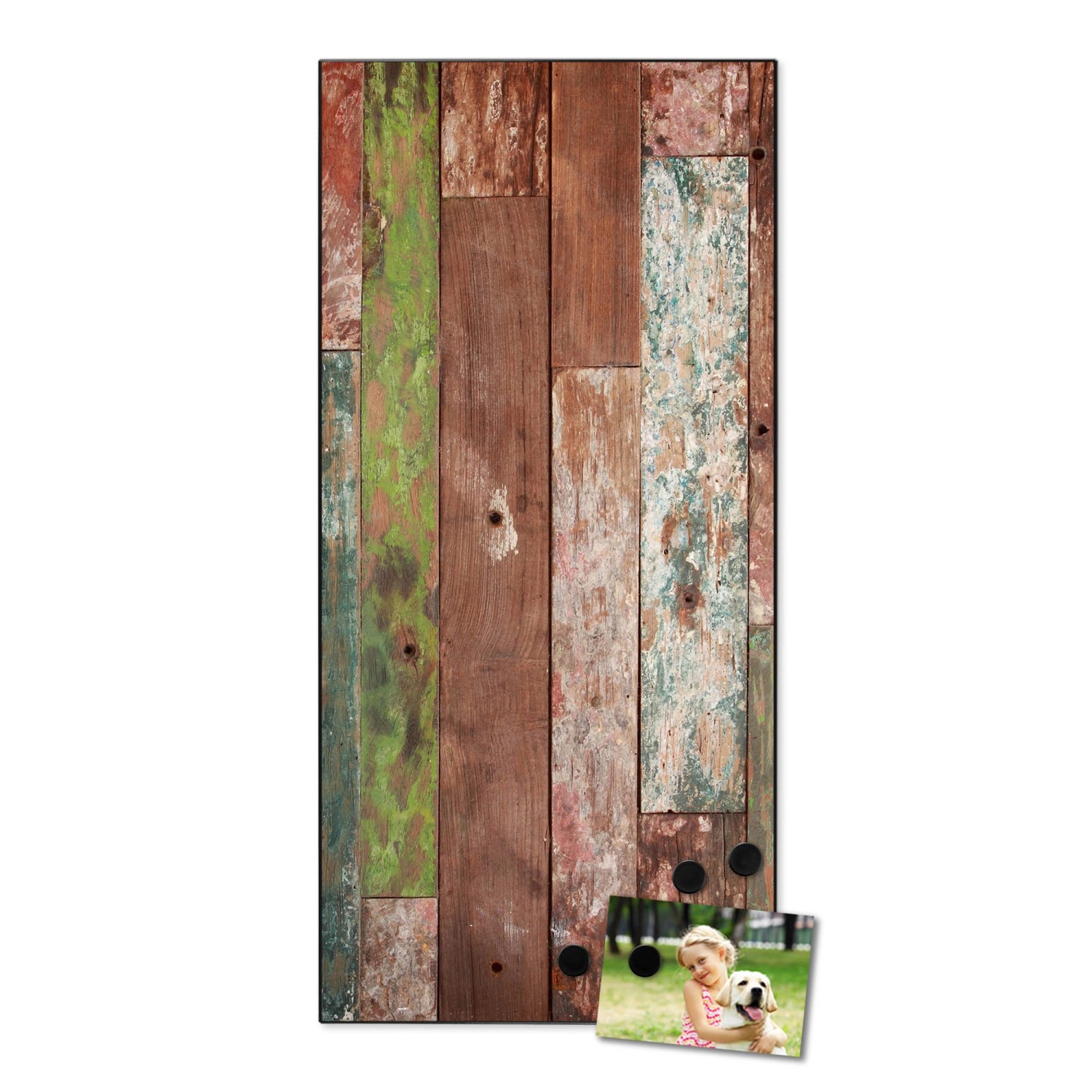 Banjado Magnettafel 37x78cm Magnetwand Schwarz Aus Metall ...