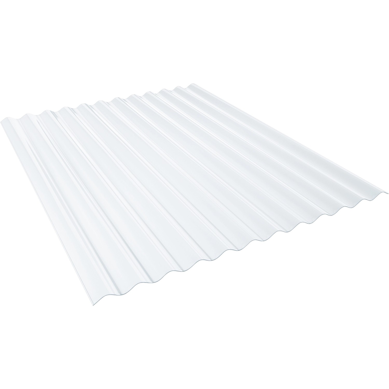 Salux Wellplatte Sinus 76/18 Bio Line Strong Klar 200 cm x 90 cm Stärke ...