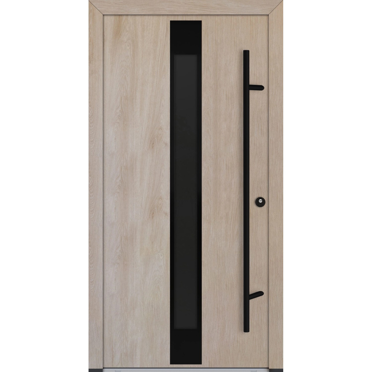 FM Türen AS68 Modell 25 1100 x2100 Turner-Eiche Rechts Innen Beschläge ...