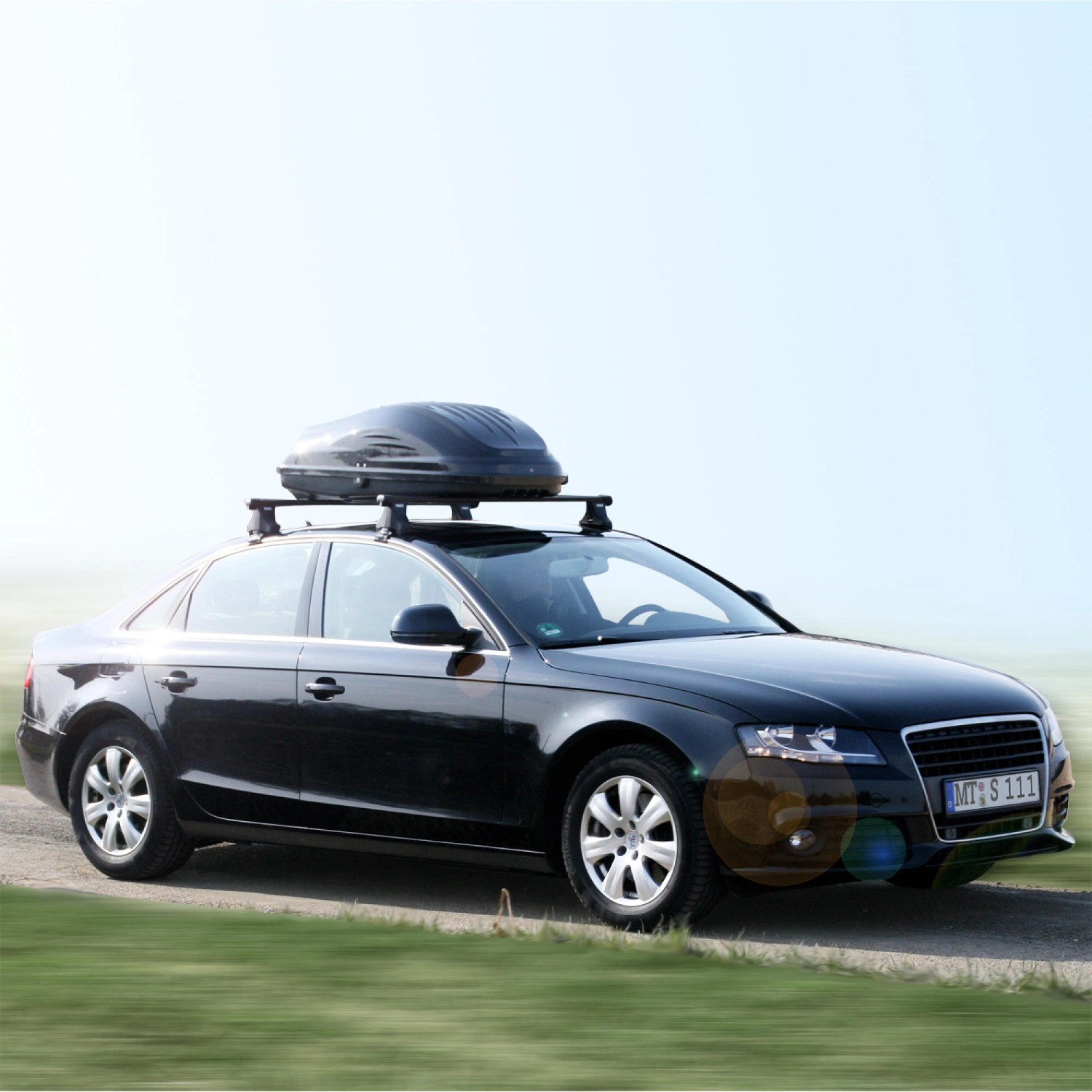 Auto-Dachbox G3 220 l Schwarz Matt kaufen bei OBI