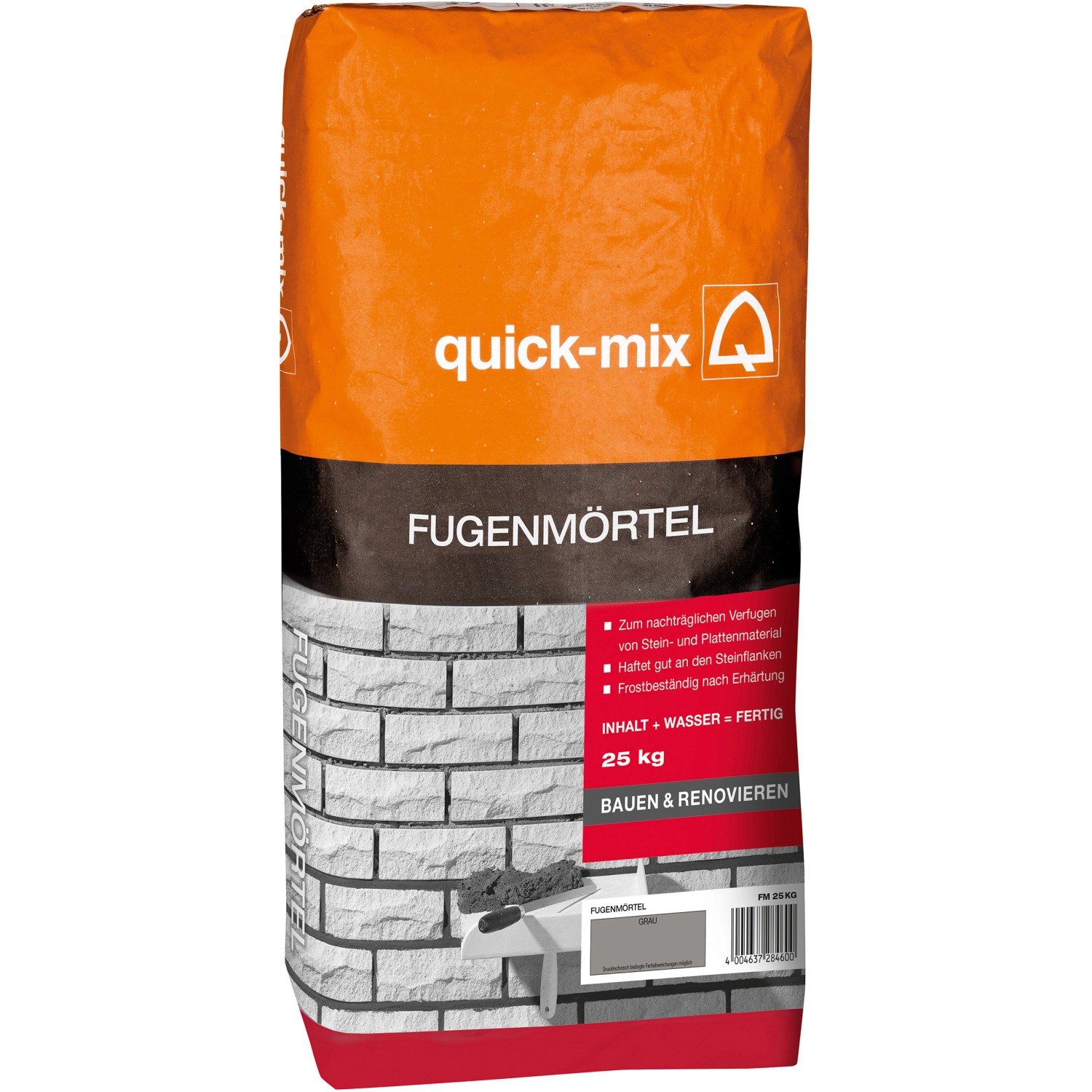 Quick-Mix Fugenmörtel Grau 25 kg kaufen bei OBI