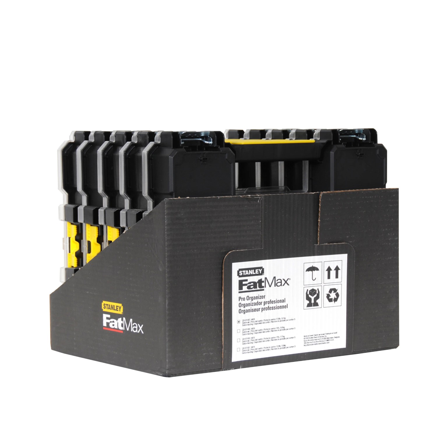 Stanley FatMax Profi-Organizer flache Fächer spritzwassergeschützt 1-97 ...