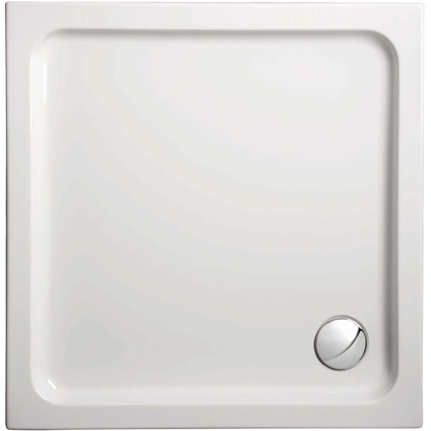 Ceravid Duschwannen-Set Bathline Classic Quadrat Weiß 90 cm x 90 cm ...