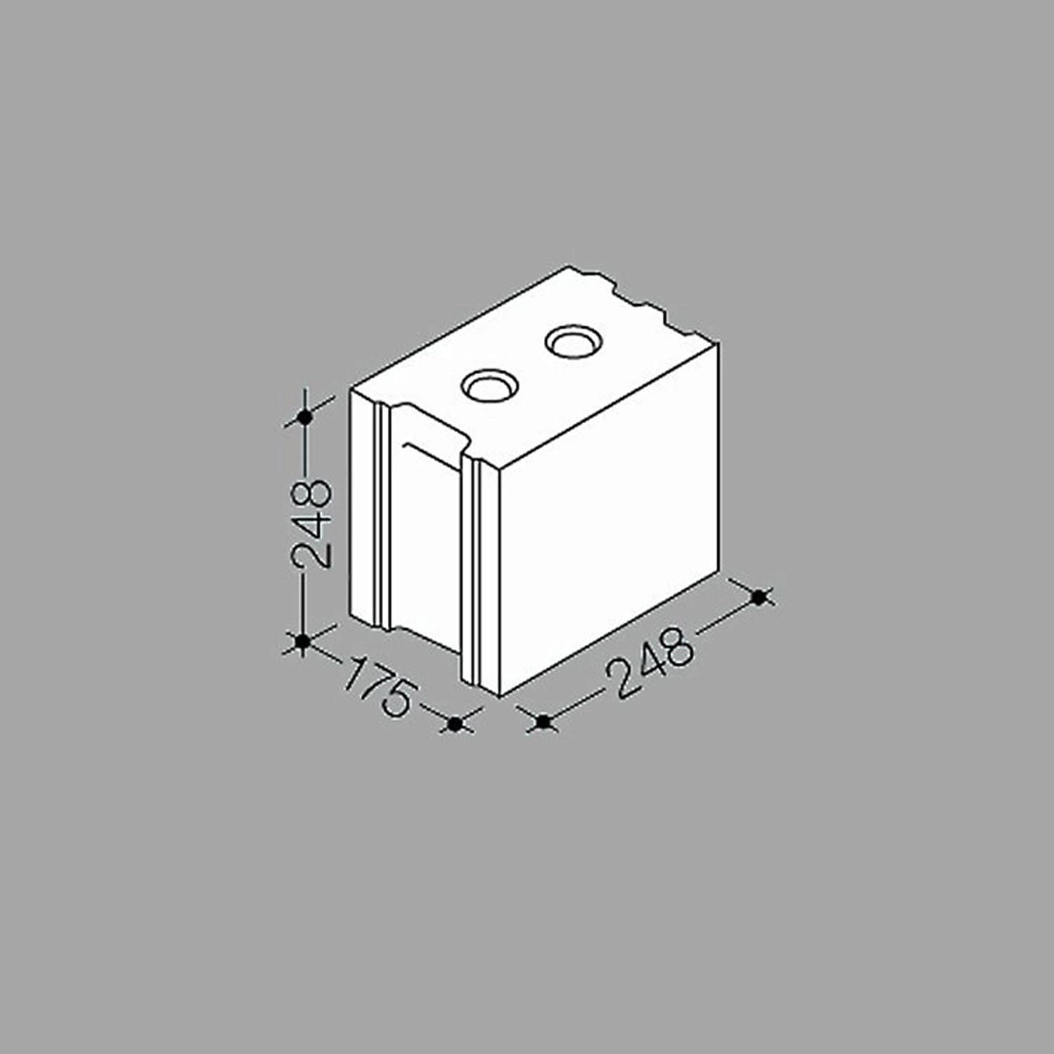Silka Kalksandstein 6 DF 248 mm x 175 mm x 248 mm kaufen bei OBI