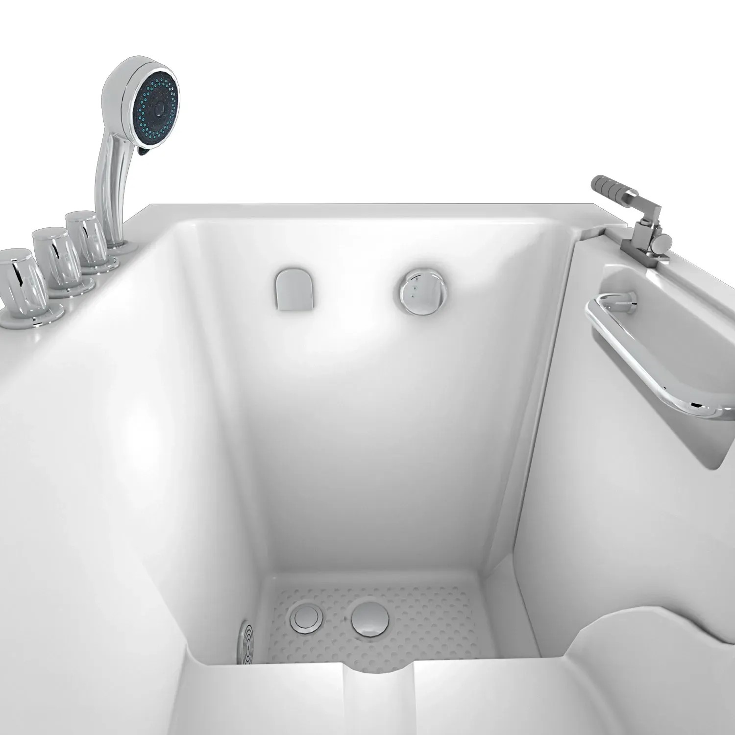 AcquaVapore Whirlpool Sitzwanne mit Tür S02WP-TH-A-L 78 x 100 cm kaufen ...