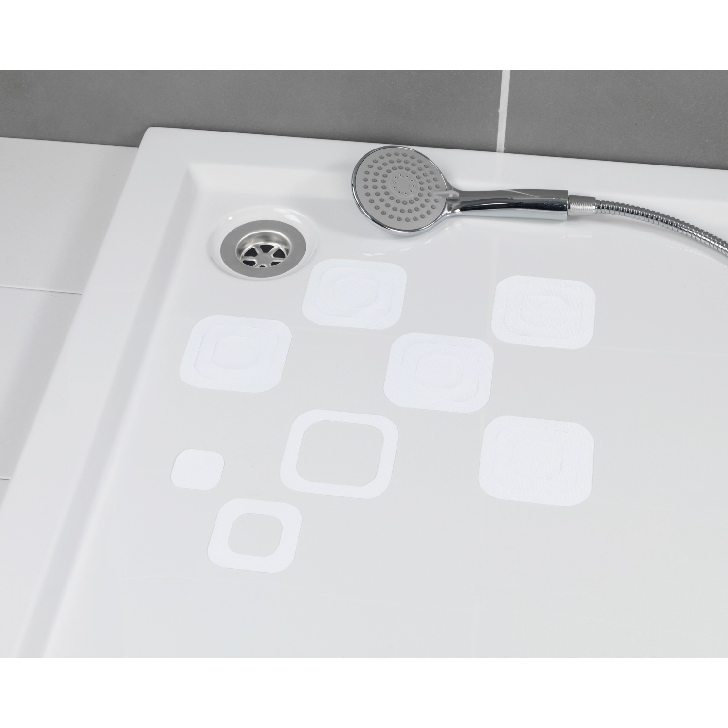 Wenko Anti-Rutsch-Sticker 6er-Set für Badewanne & Dusche Eckig kaufen ...