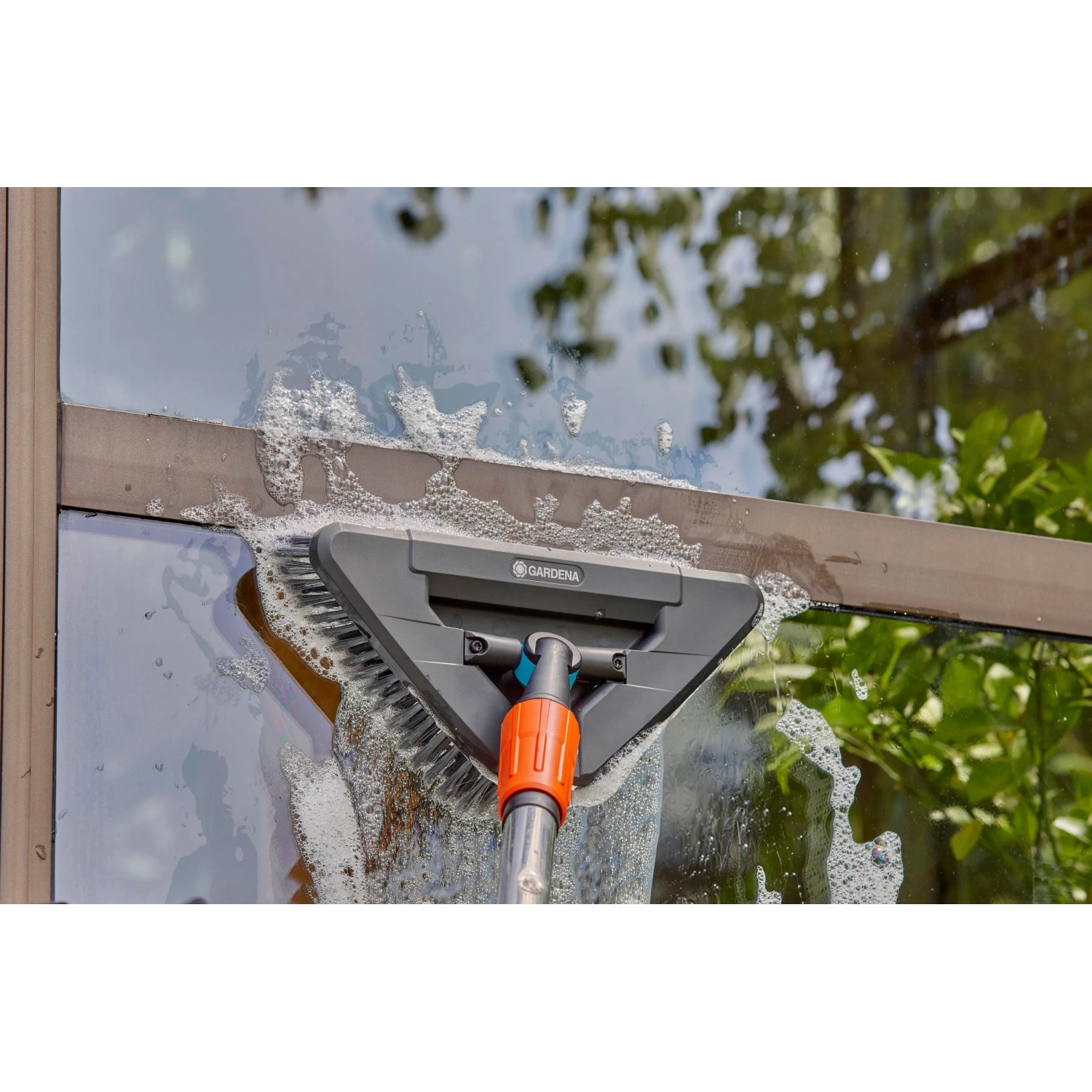Gardena Cleansystem Stielbürste Soft Flex Anthrazit kaufen bei OBI