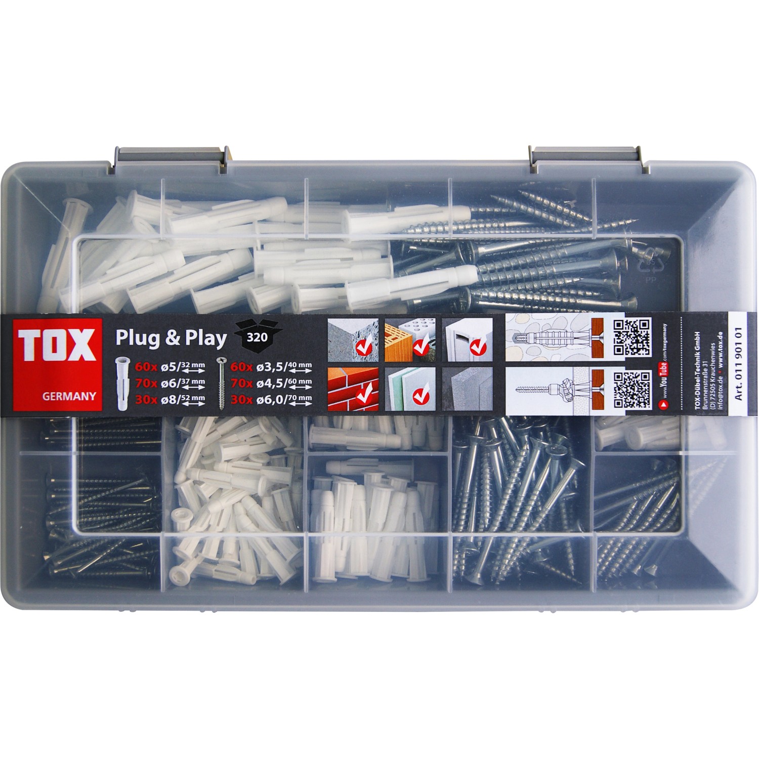 Tox Standard-Sortiment Plug & Play 320 Stück kaufen bei OBI