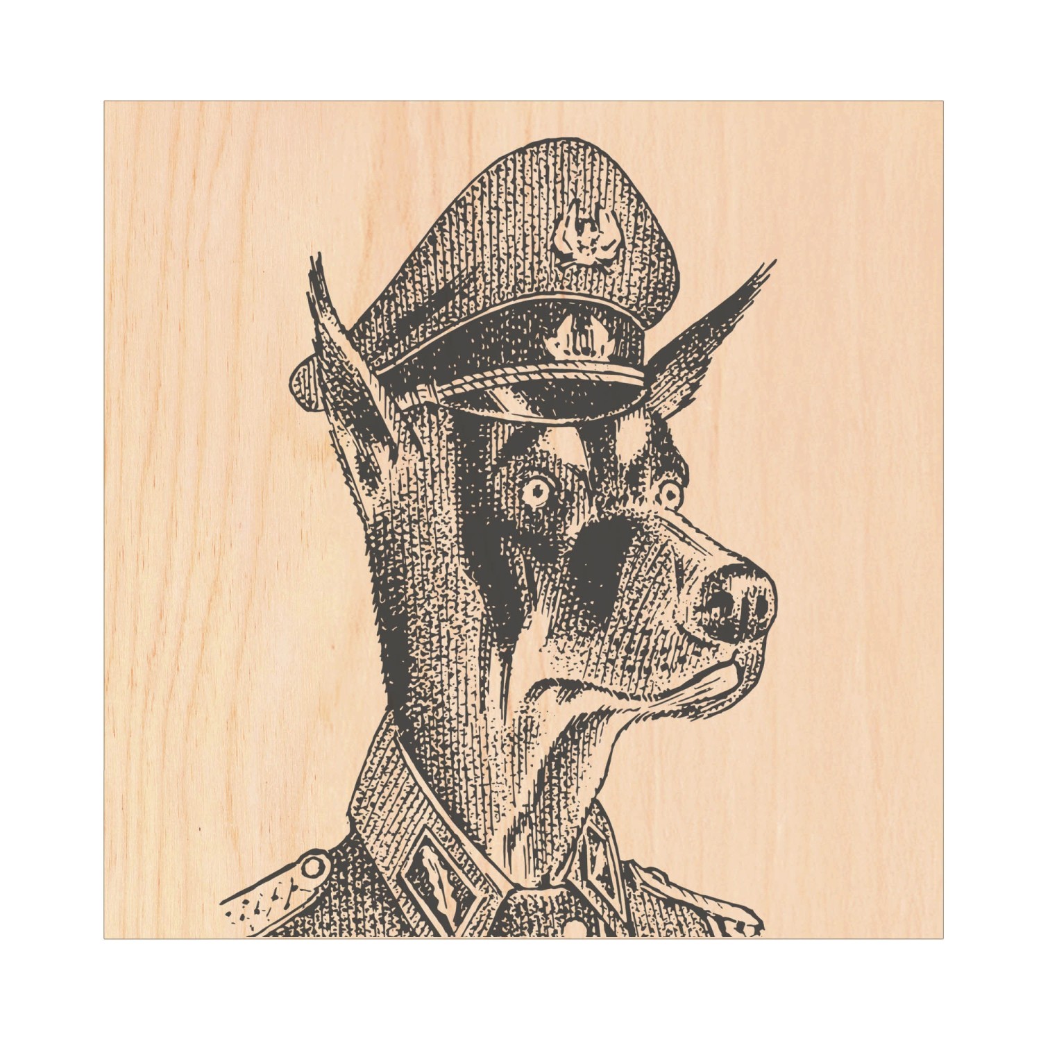 Banjado Schlüsselkasten mit Holzfront 30x30cm Weiß Scharnier Links 50 ...