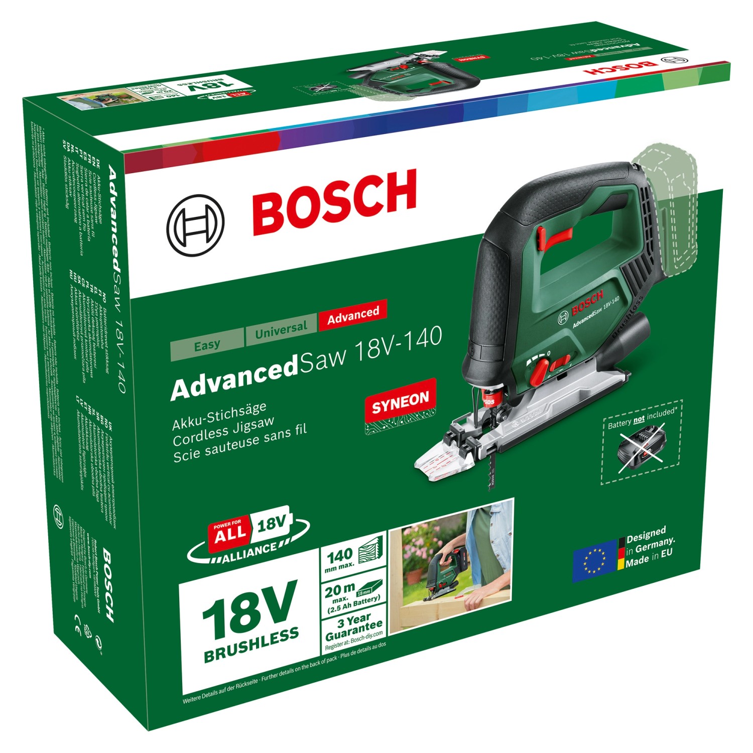 Bosch Akku-Stichsäge Advanced-Saw 18 V-140 kaufen bei OBI