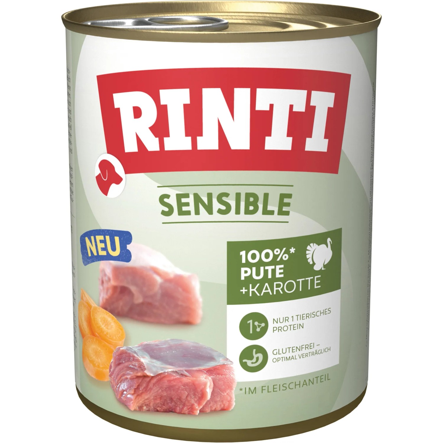 Rinti Hunde-Nassfutter Sensible Pute und Karotte 800 g kaufen bei OBI