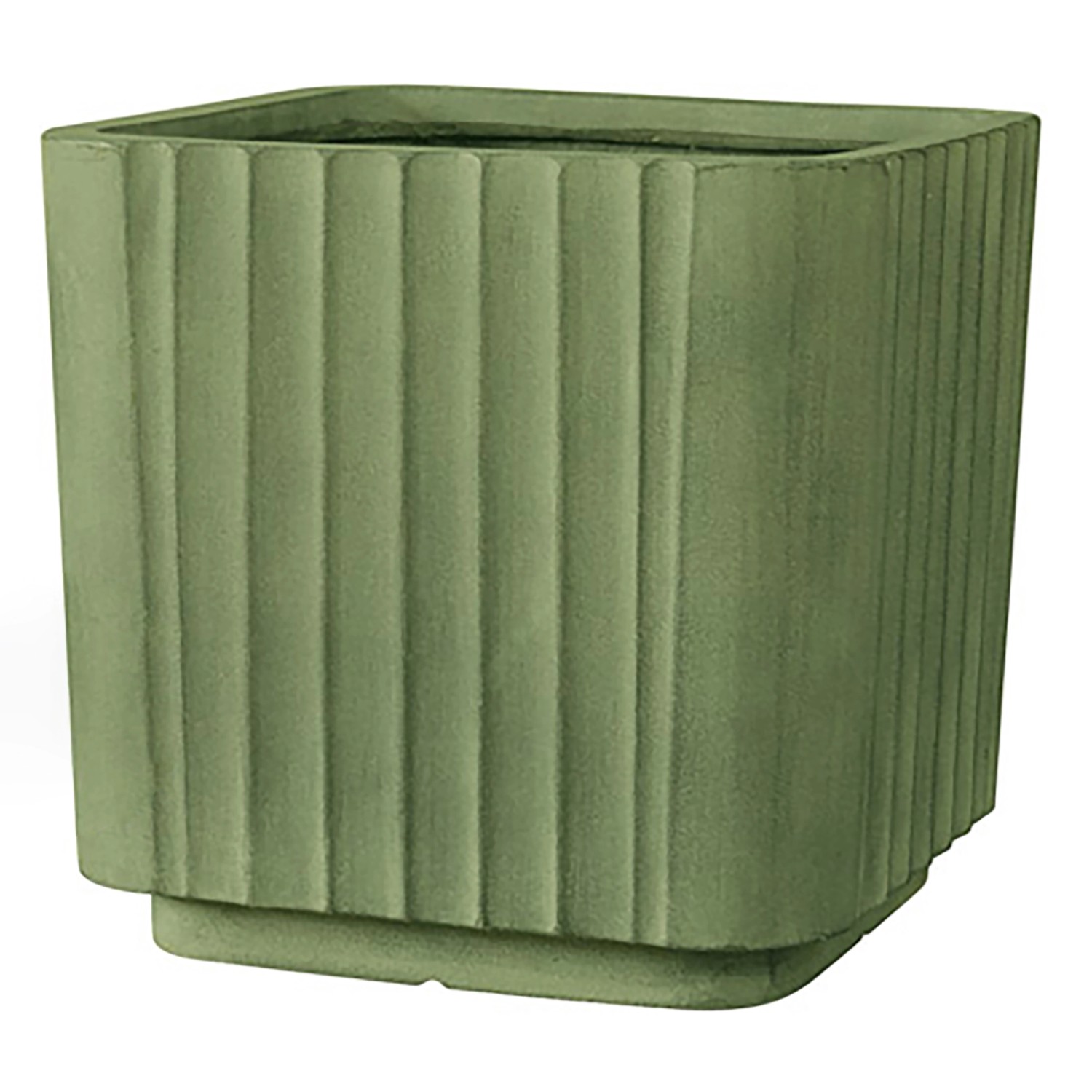 Deroma Pflanztopf Quadro Link 2er Set Olive kaufen bei OBI