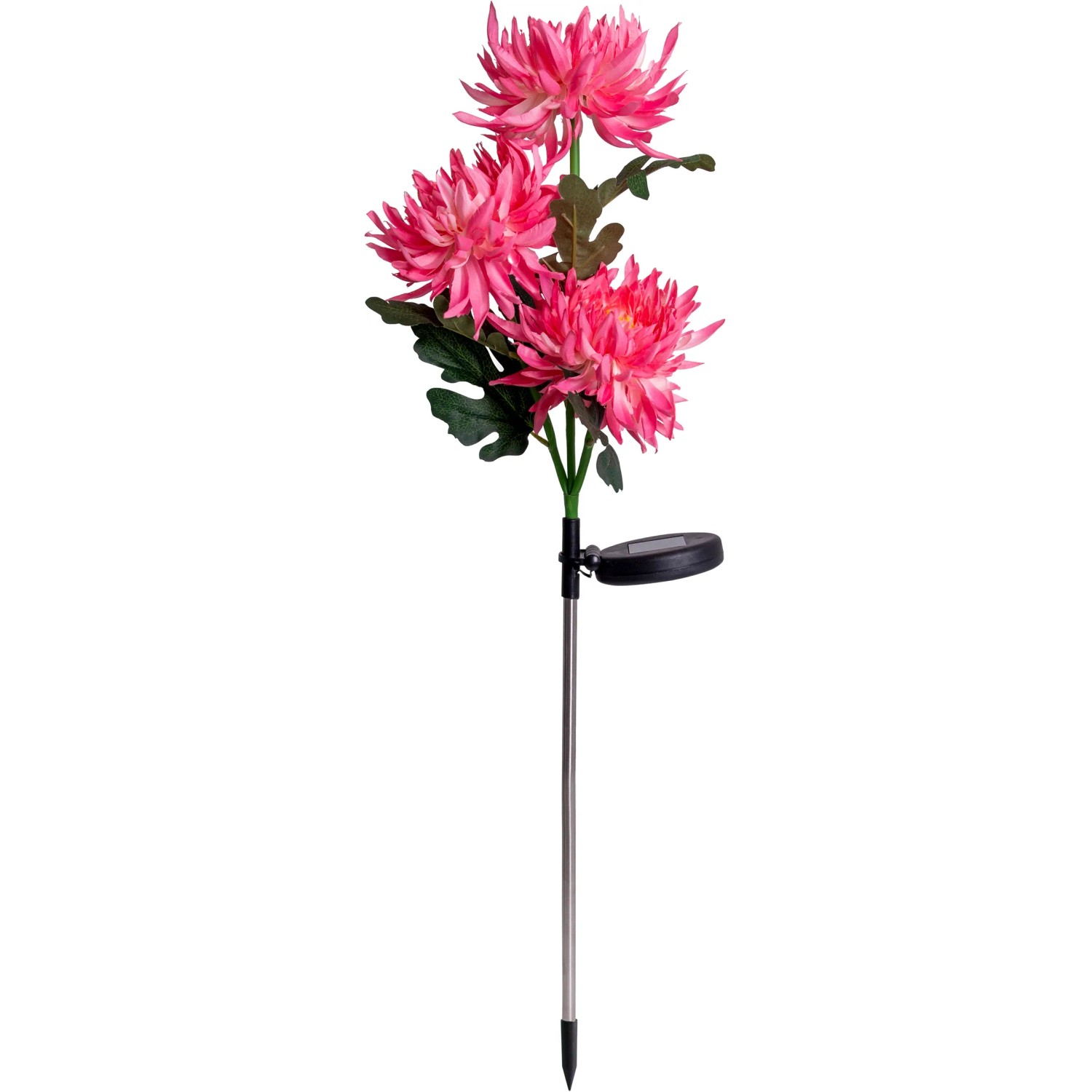 Näve LED-Solar-Erdspieß Blume 79 cm Rose kaufen bei OBI