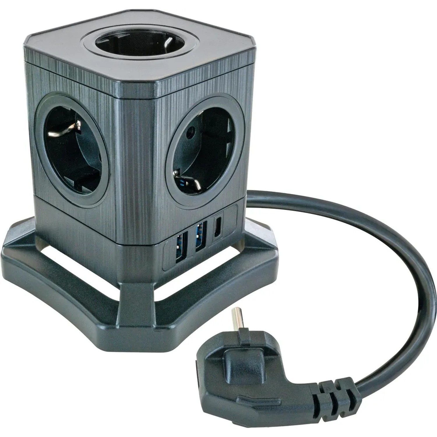 Schwaiger® Strom Ladeblock mit 2 USB A -1 USB C und 5x Schuko kaufen ...