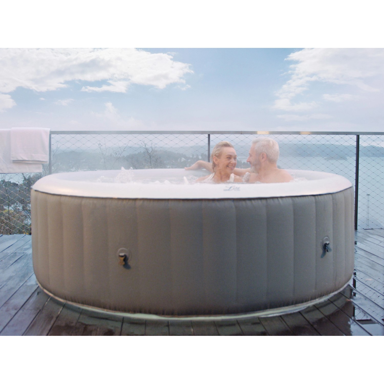 MSpa Lite Whirlpool mit Hydromassage Glow AirJet kaufen bei OBI