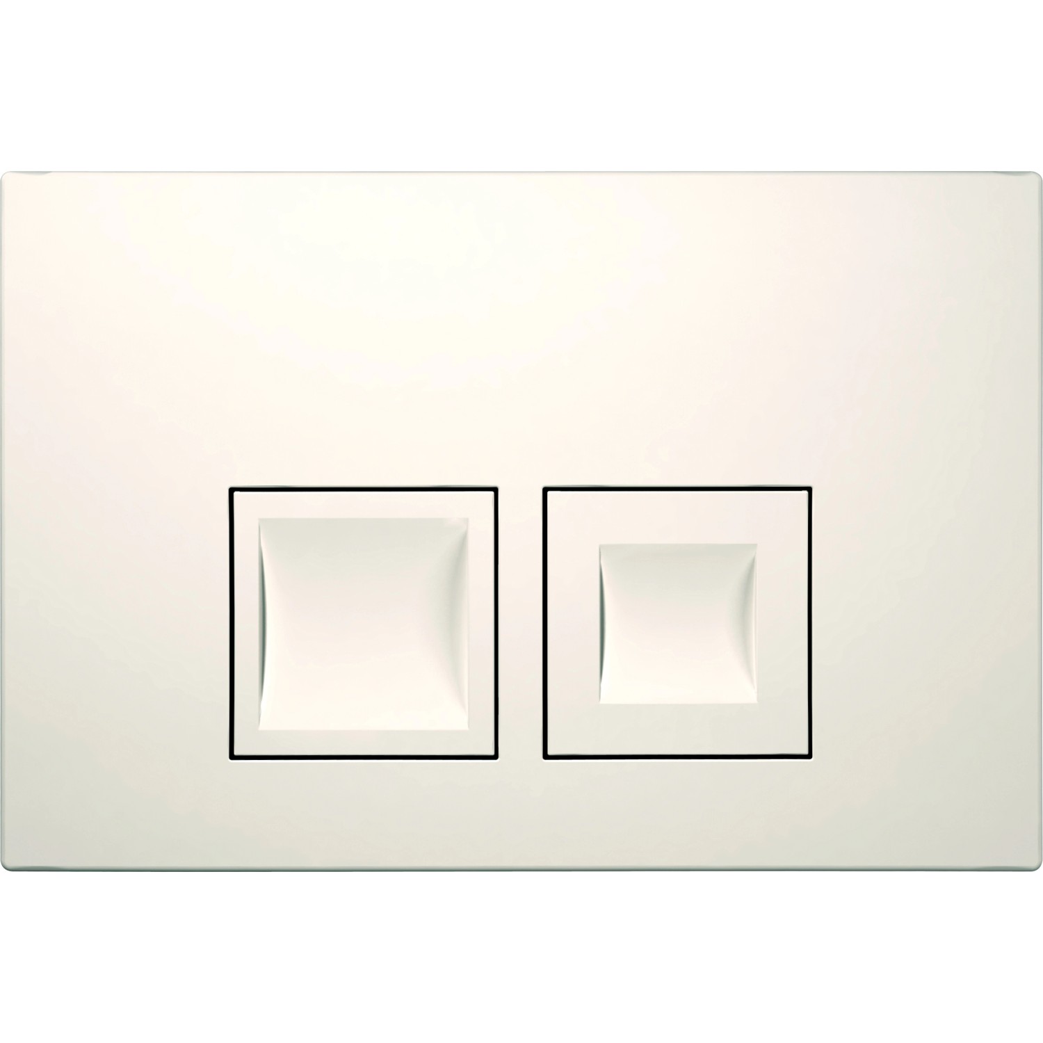 Geberit Betätigungsplatte Delta 35 Kunststoff Weiß - Matt kaufen bei OBI