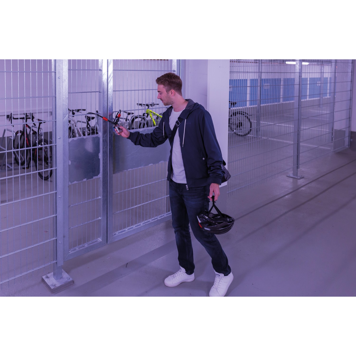 Abus Vorhangschloss Touch 57/45 Fingerprint Silber kaufen bei OBI