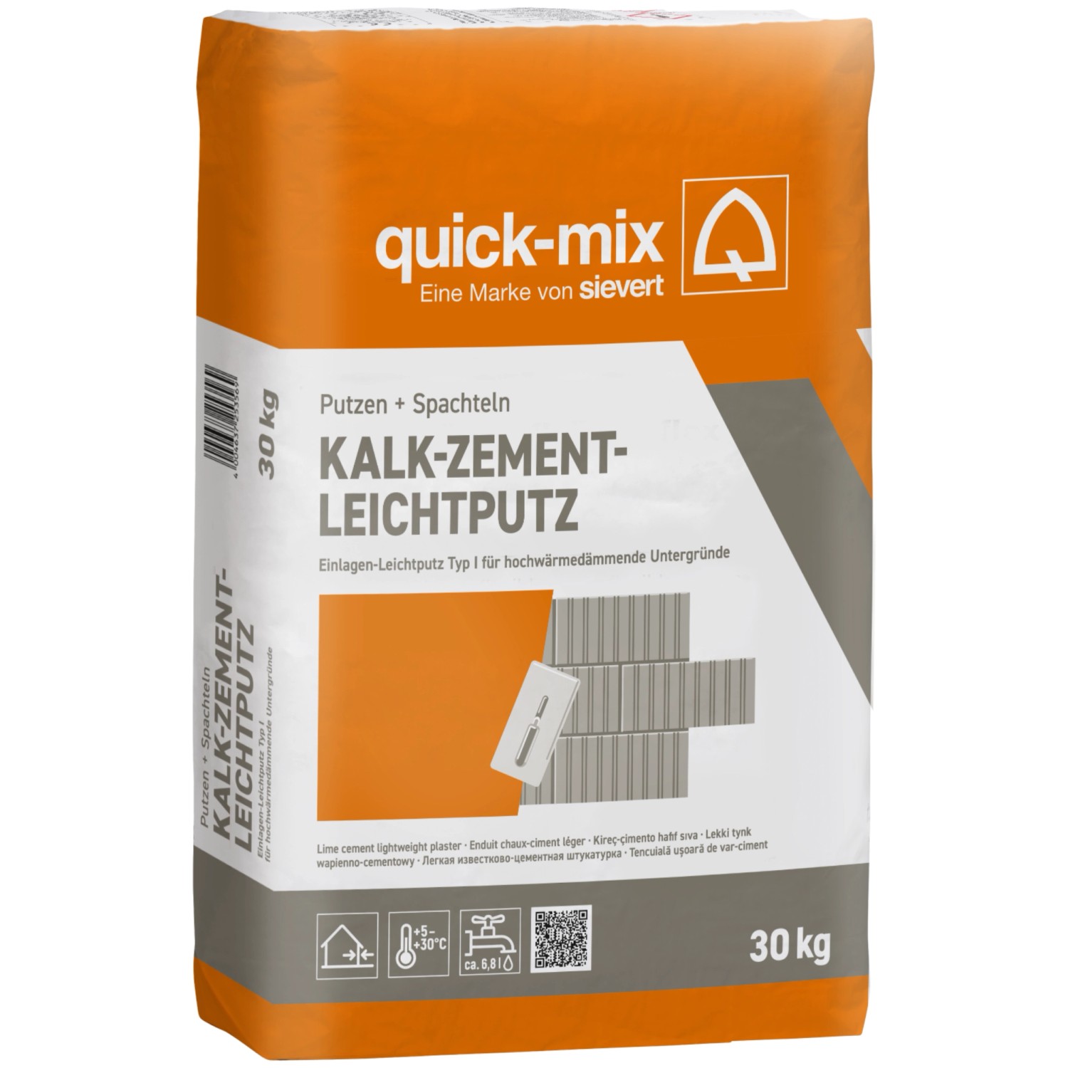 Quick Mix Kalk-Zement-Leichtputz 30 kg kaufen bei OBI
