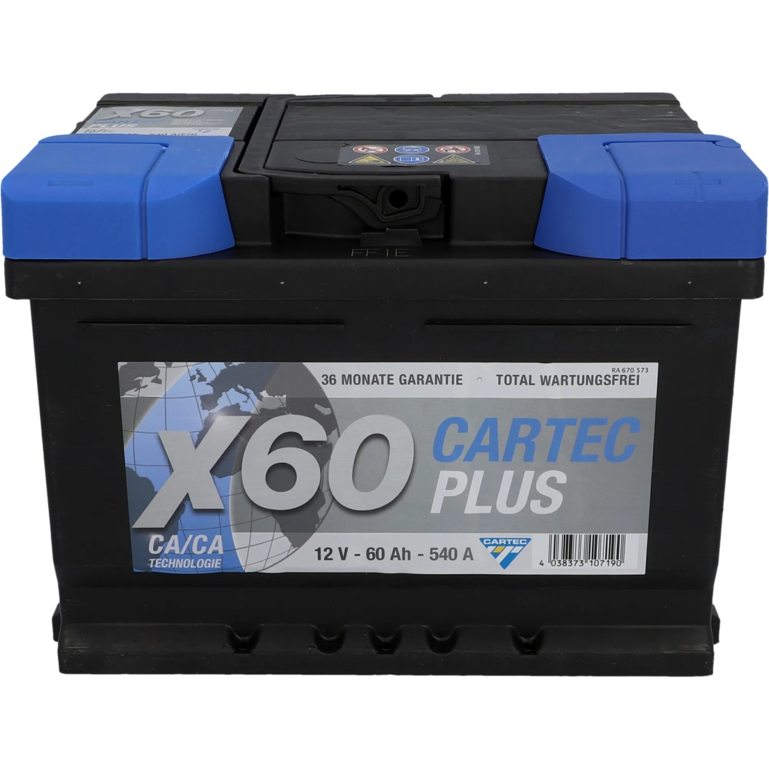 Cartec Starterbatterie Plus 12 V 60 Ah 540 A kaufen bei OBI