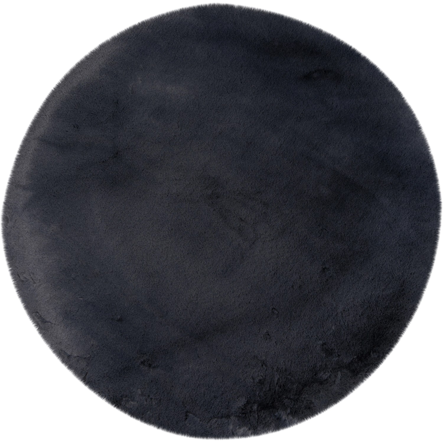 Lalee Teppich Heaven Rund Ø 120 cm Graphite kaufen bei OBI