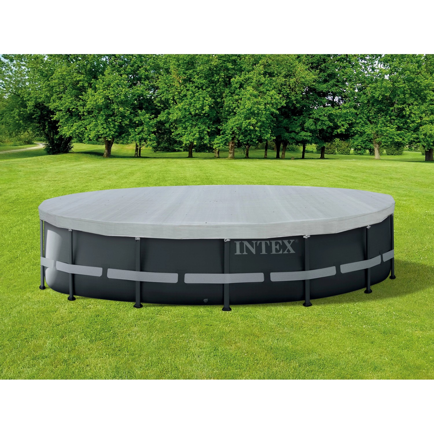 Deluxe Abdeckplane für Rahmen-Pool Ø 488 cm kaufen bei OBI